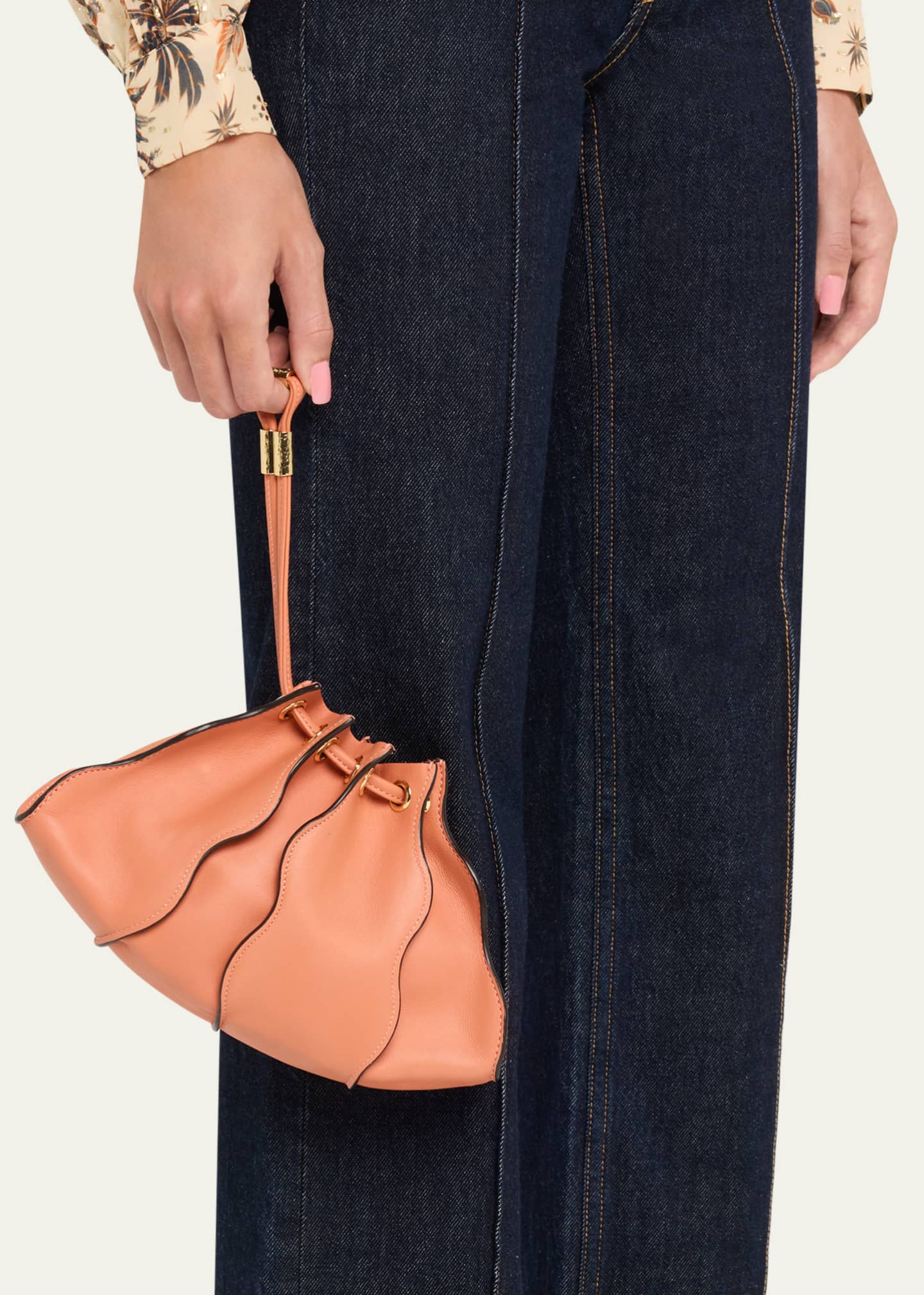 Ulla Johnson Adria Wavy Leather Crossbody Bag - Bergdorf Goodman
