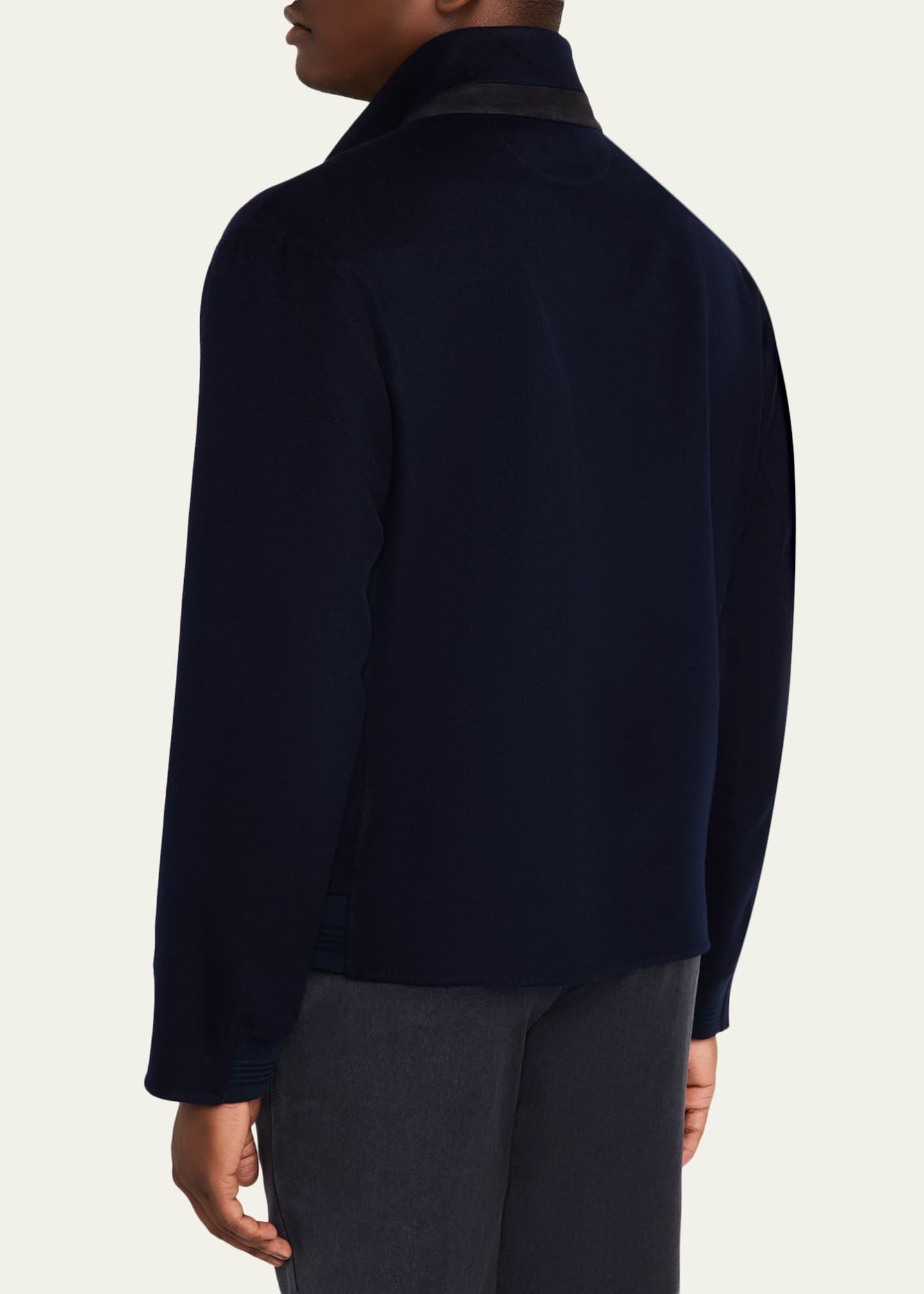 Kiton Men's Cashmere Full-Zip Bomber Jacket - Bergdorf Goodman