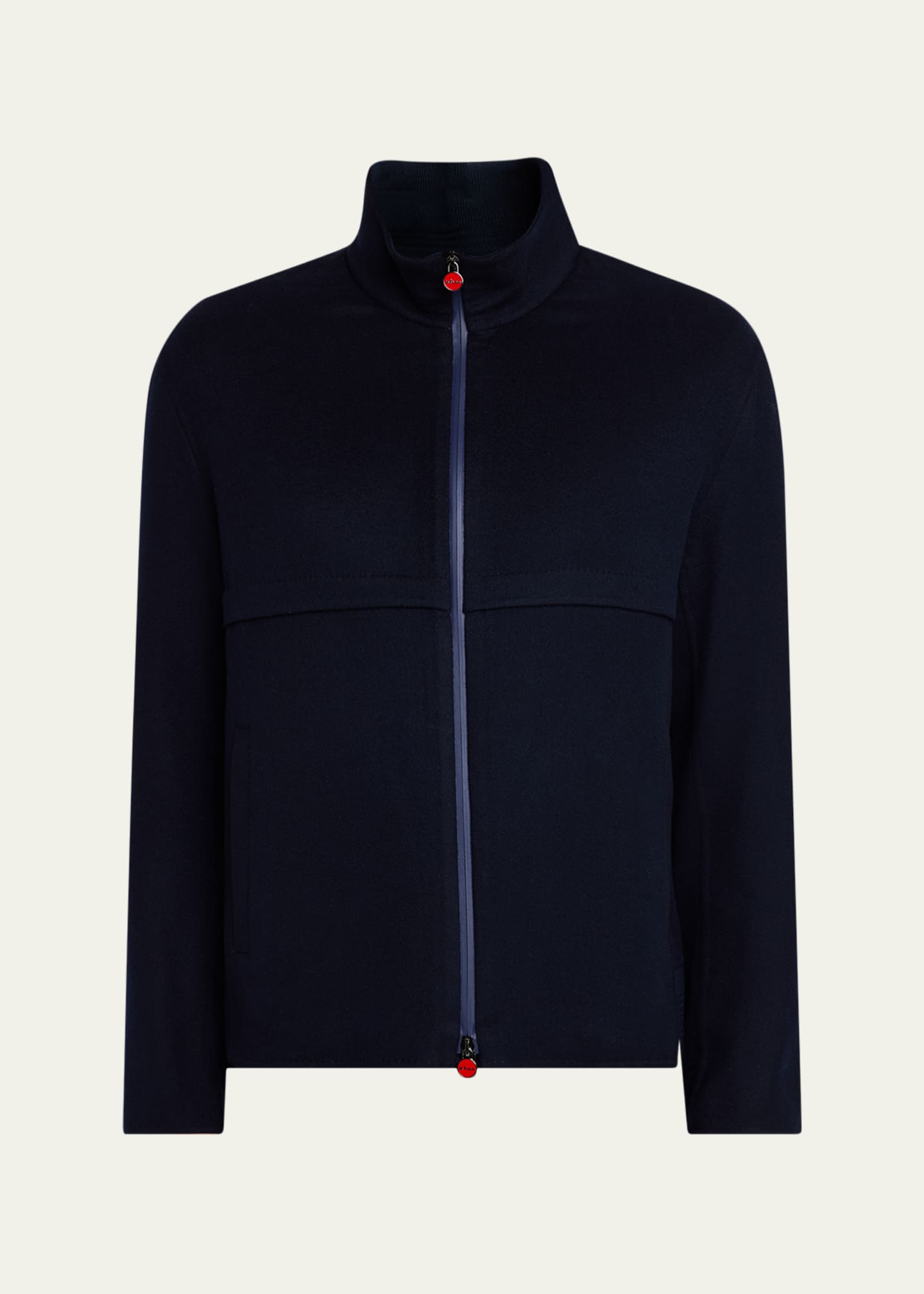 Kiton Men's Cashmere Full-Zip Bomber Jacket - Bergdorf Goodman