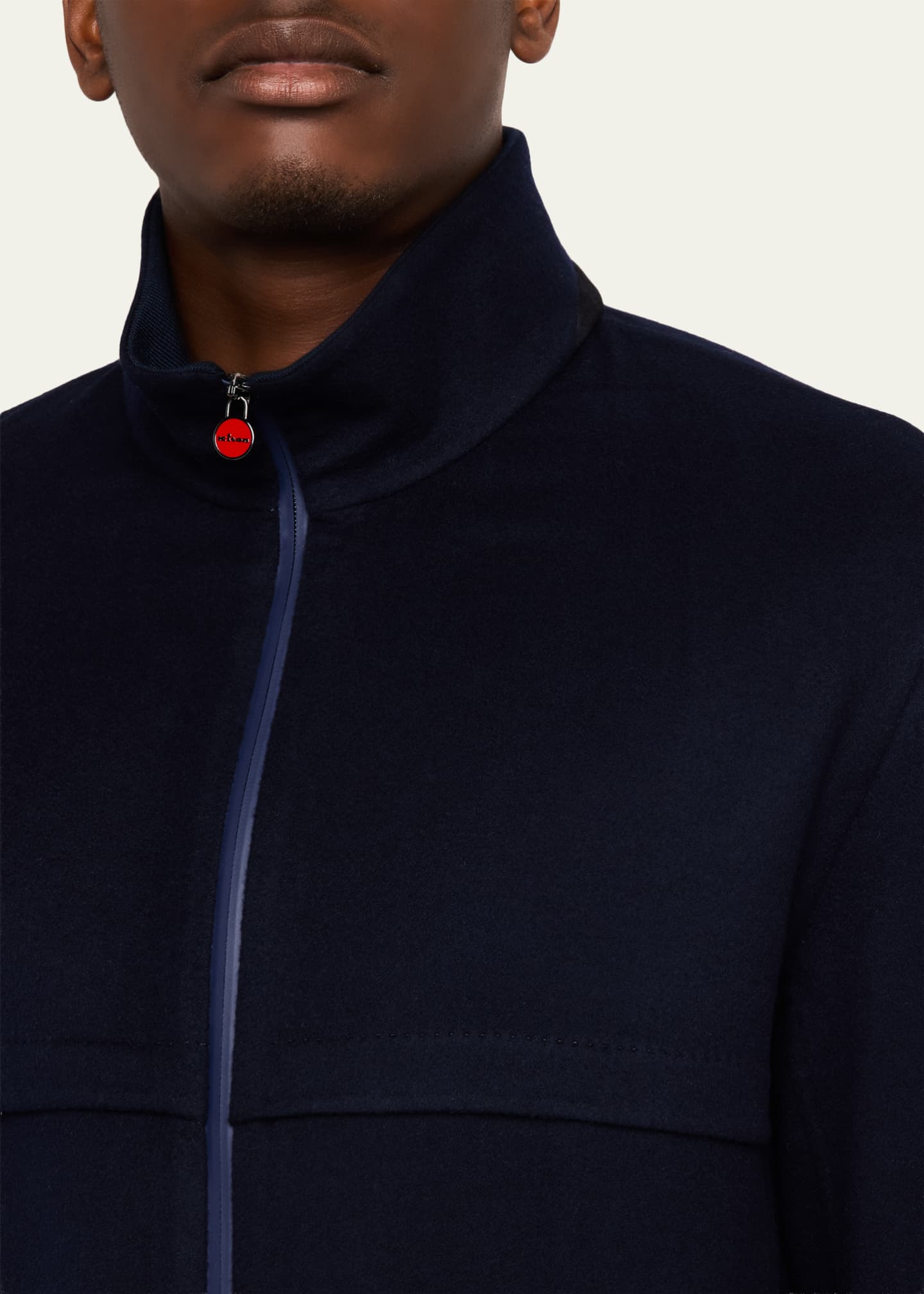 Kiton Men's Cashmere Full-Zip Bomber Jacket - Bergdorf Goodman