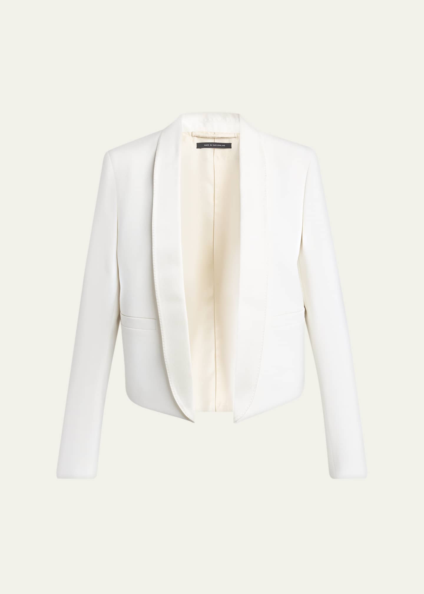 TOM FORD Grain De Poudre Crop Open Blazer - Bergdorf Goodman