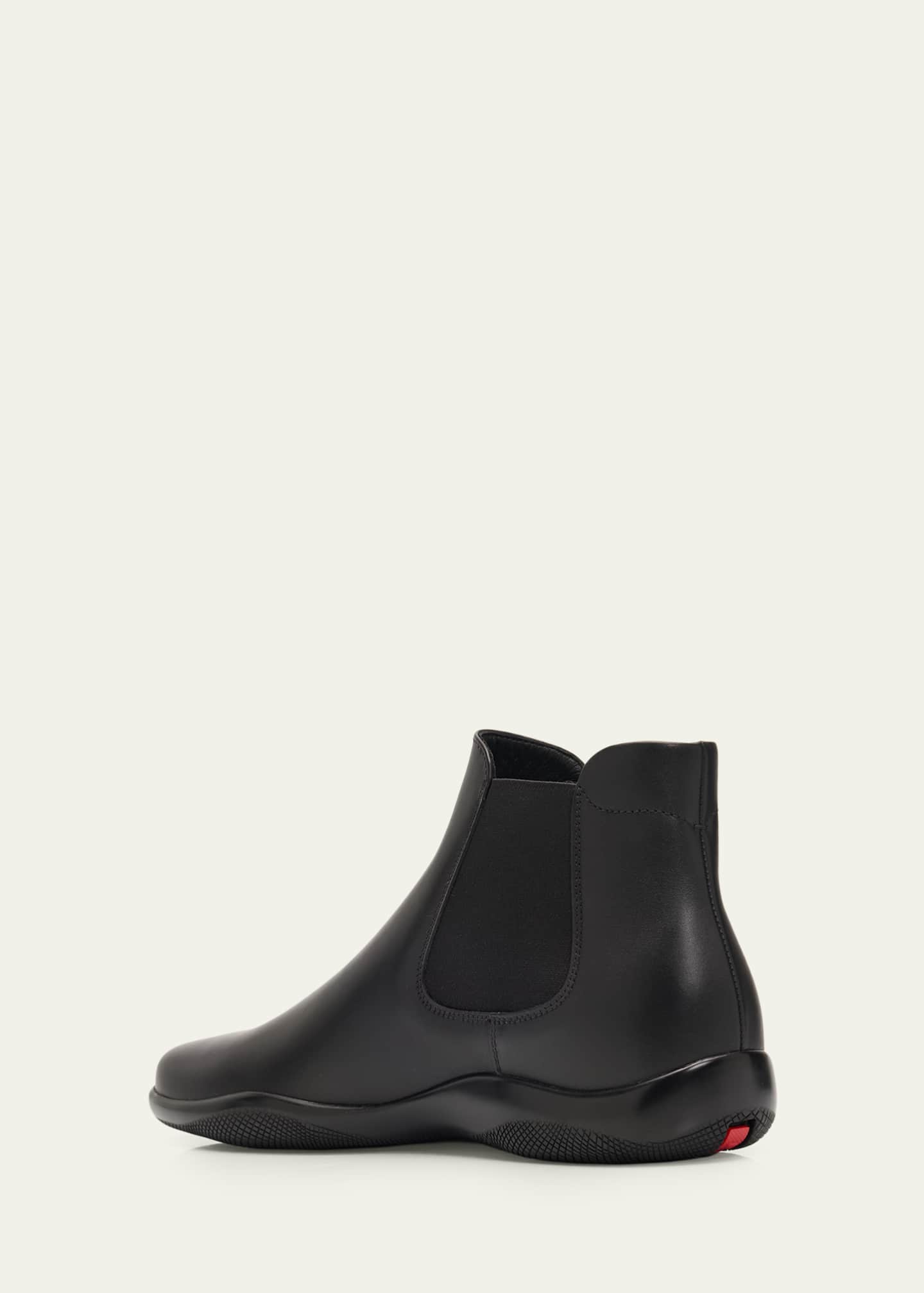 Prada Men's Toblach Leather Chelsea Boots - Bergdorf Goodman