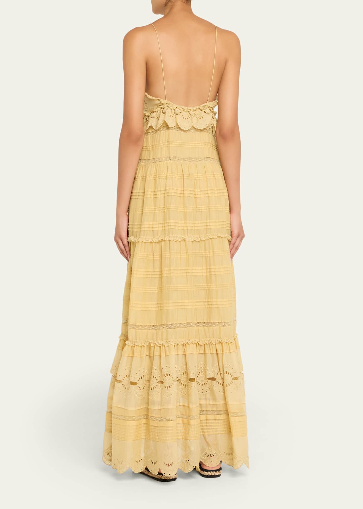Etoile Isabel Marant Paule Sleeveless Tiered Maxi Dress - Bergdorf Goodman