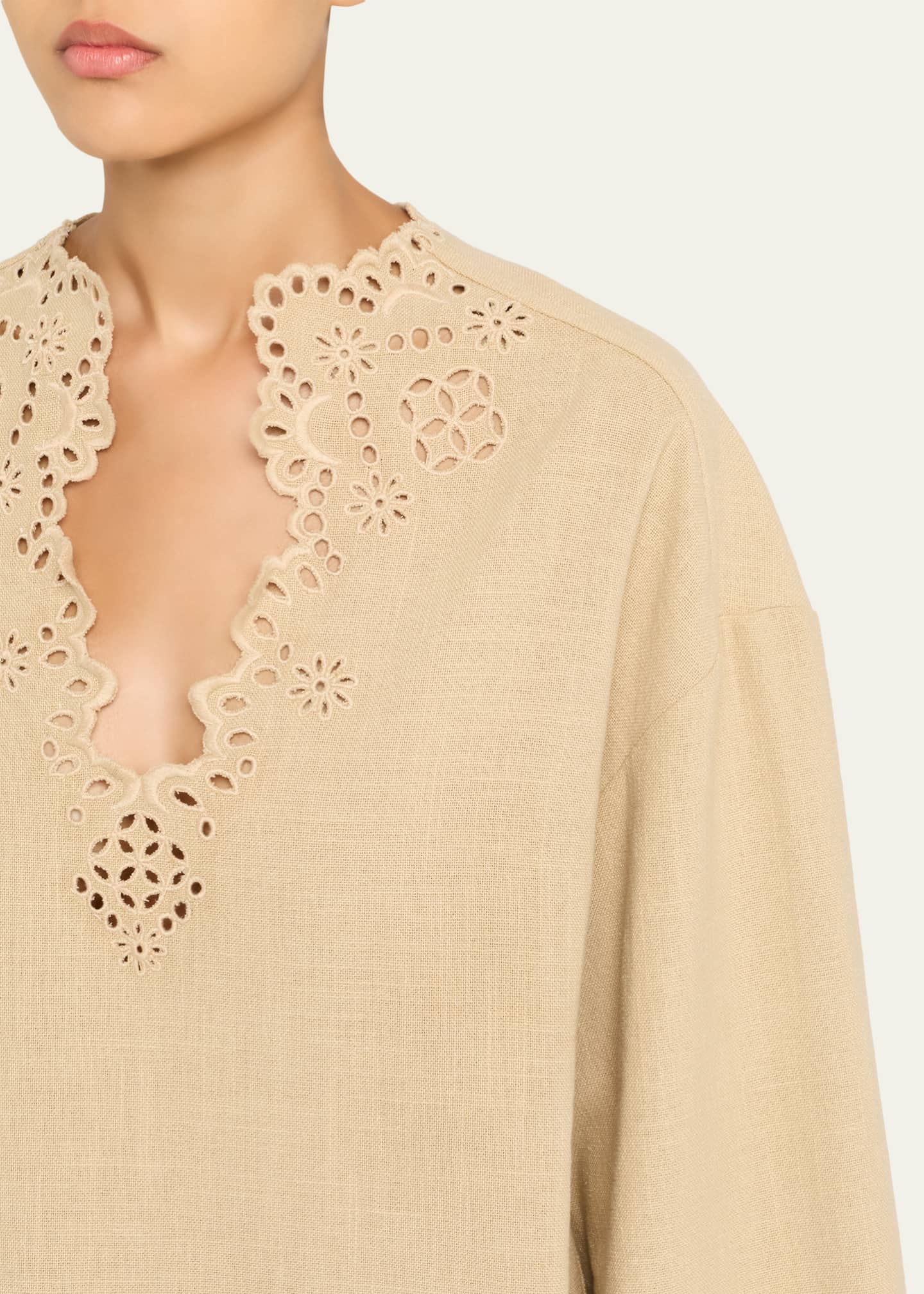 Etoile Isabel Marant Sherazade Long-Sleeve Tunic Dress - Bergdorf Goodman