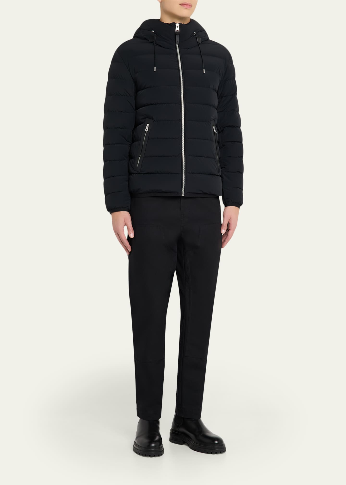 Mackage Men's Jack-Z Agile-360 Stretch Light Down Hooded Jacket ...