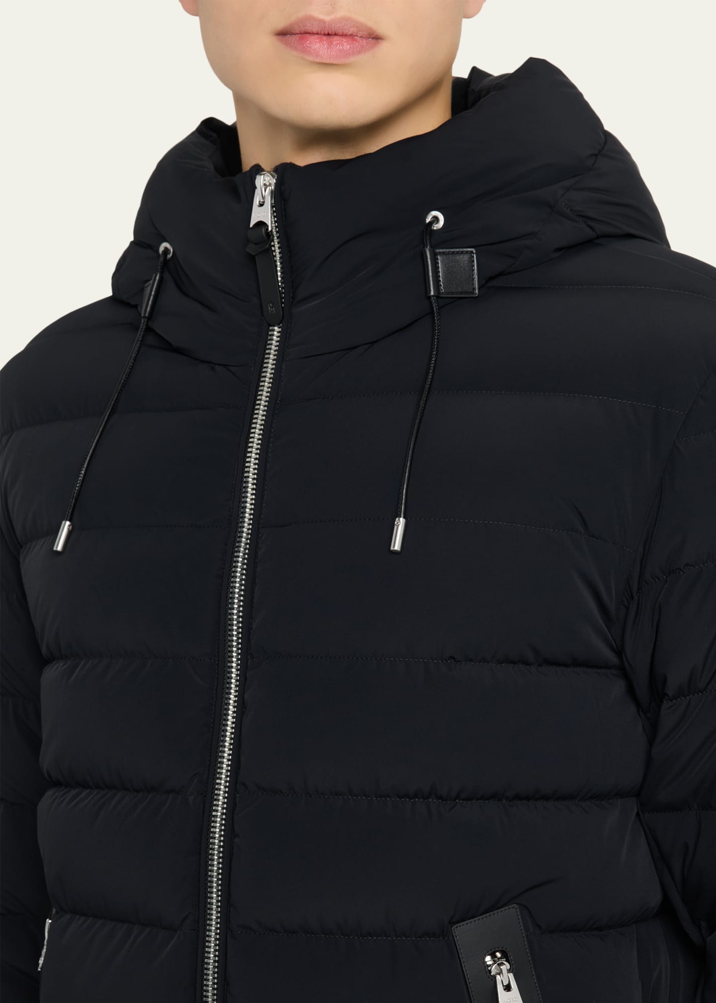 Mackage Men's Jack-Z Agile-360 Stretch Light Down Hooded Jacket ...