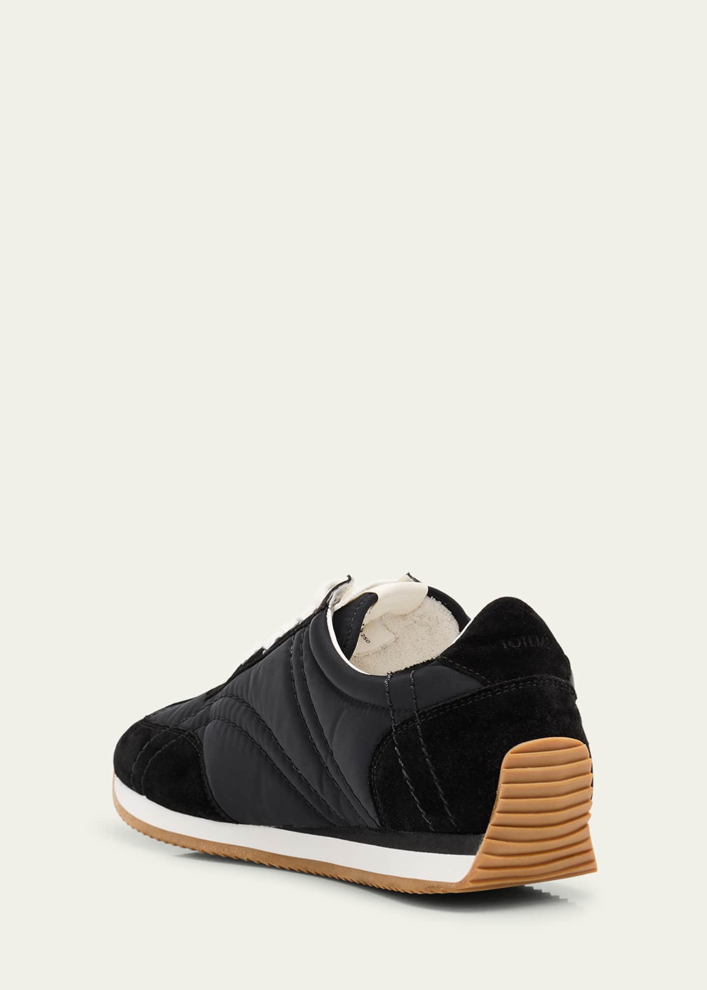 Toteme Sport Monogram Quilted Low-Top Sneakers - Bergdorf Goodman