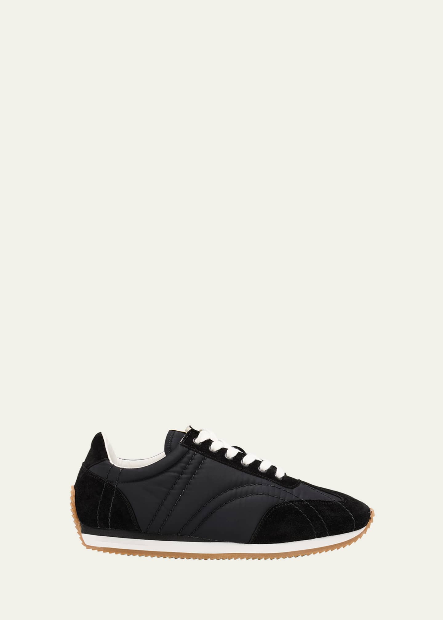 Toteme Sport Monogram Quilted Low-Top Sneakers - Bergdorf Goodman
