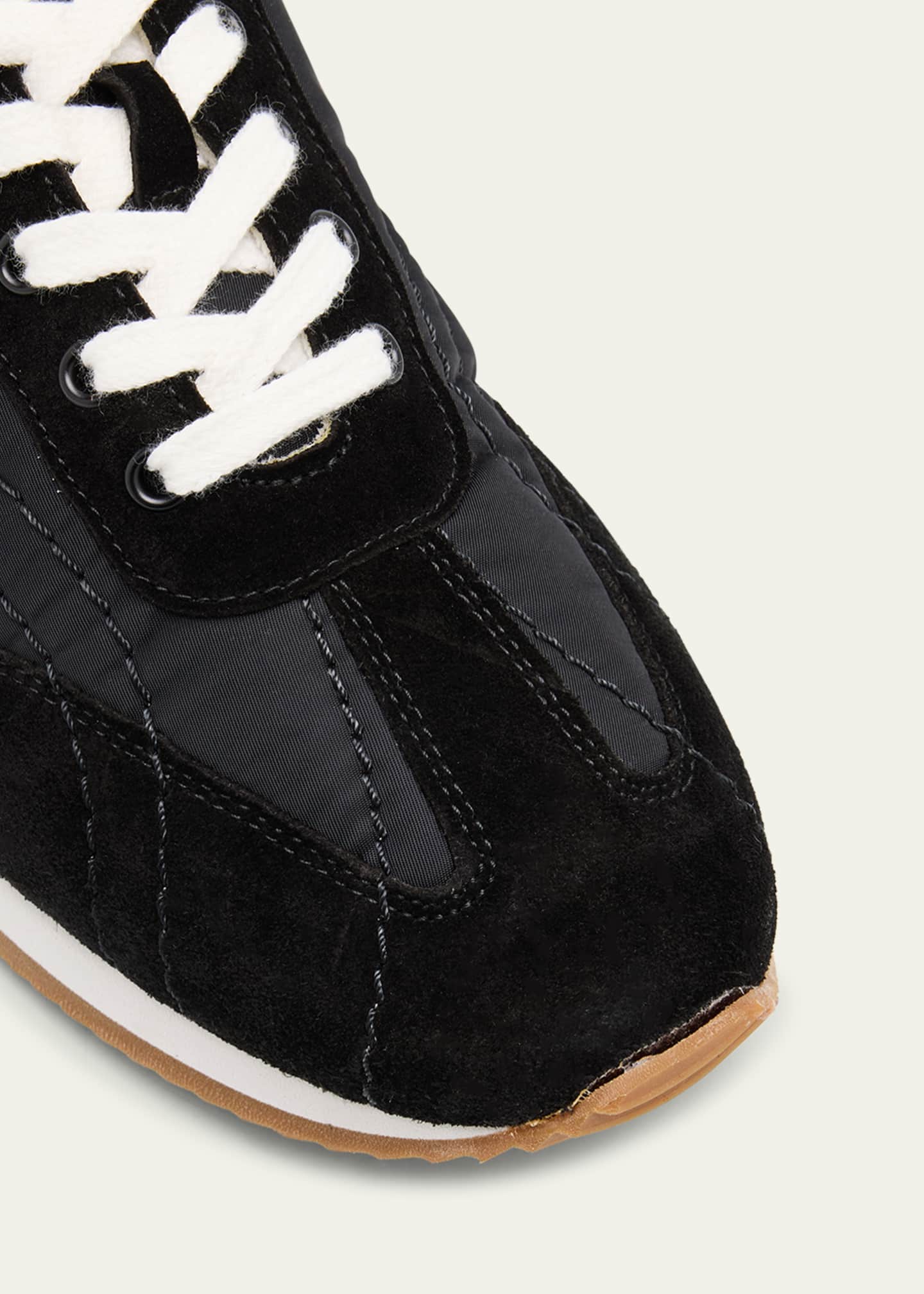 Toteme Sport Monogram Quilted Low-Top Sneakers - Bergdorf Goodman