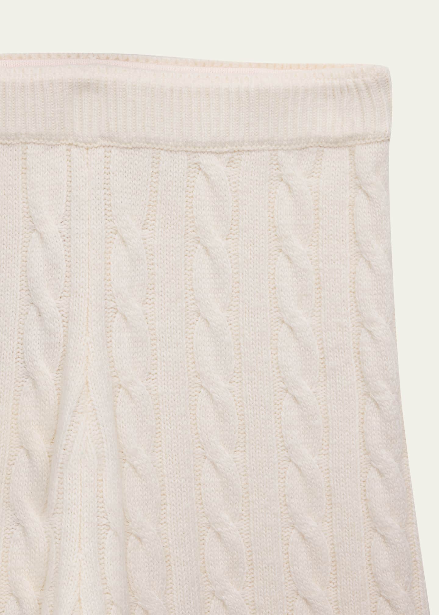 LoveShackFancy Girl's Tween Shalley Cable-Knit Pants, S-L - Bergdorf ...