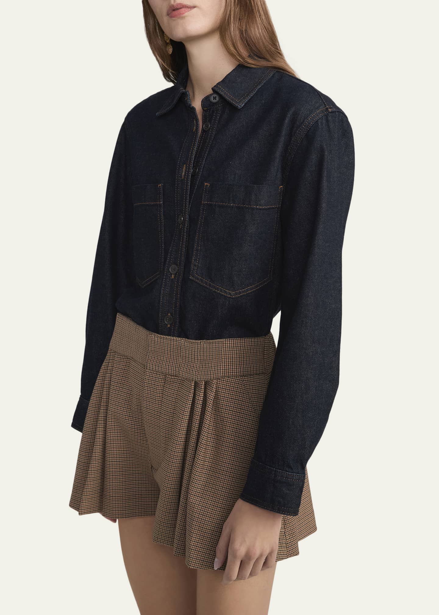 FRAME The Polished Shirt - Bergdorf Goodman