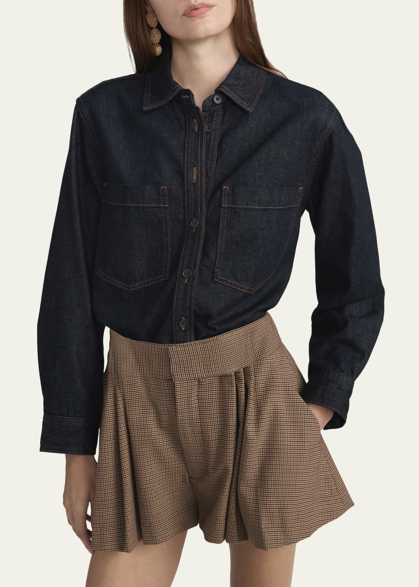 FRAME The Polished Shirt - Bergdorf Goodman