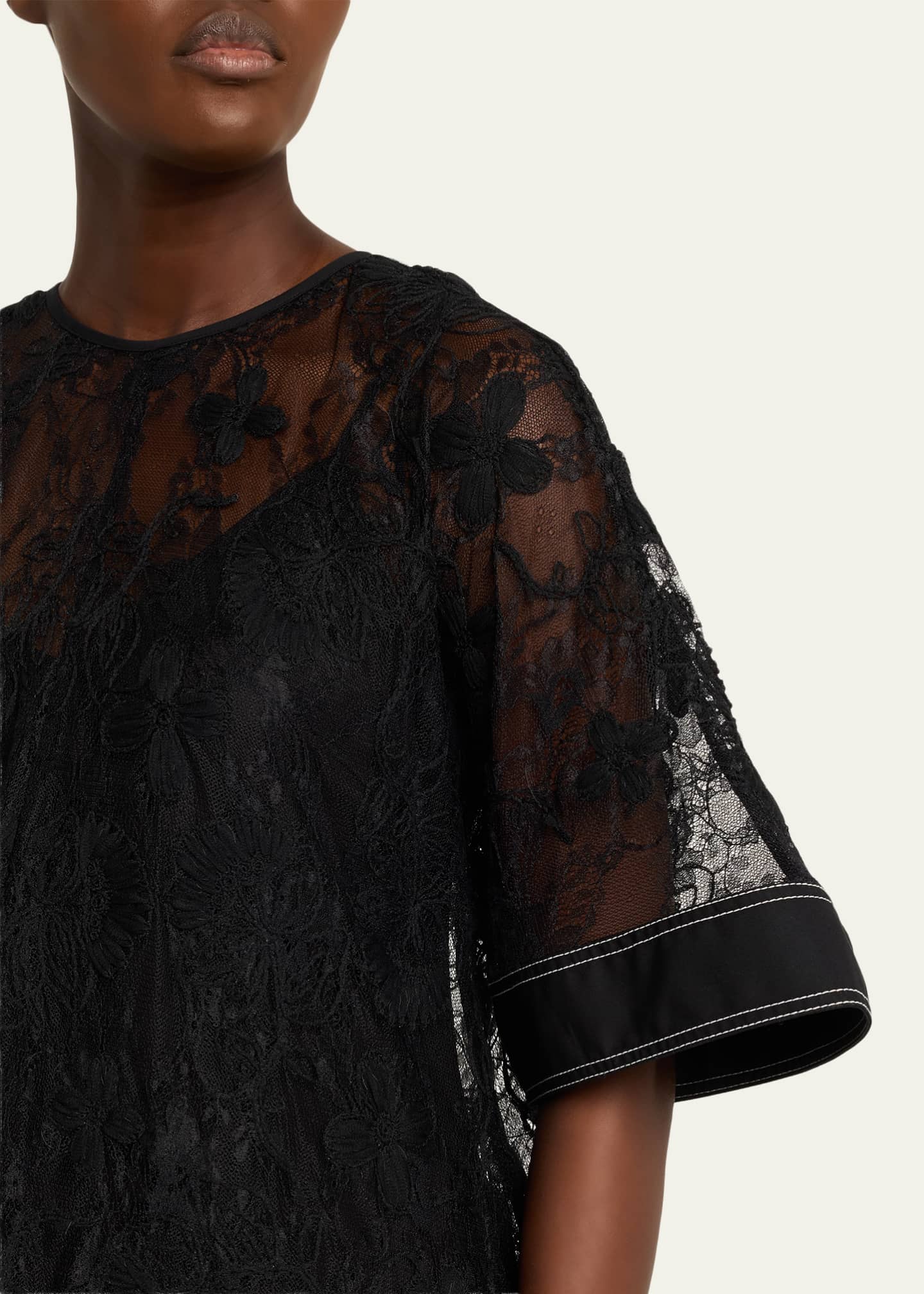 3.1 Phillip Lim Floral Lace Dimensional Blouse - Bergdorf Goodman