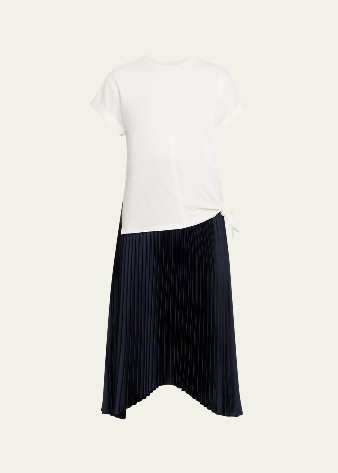 3.1 Phillip Lim Short-Sleeve T-Shirt Combo Midi Dress - Bergdorf Goodman