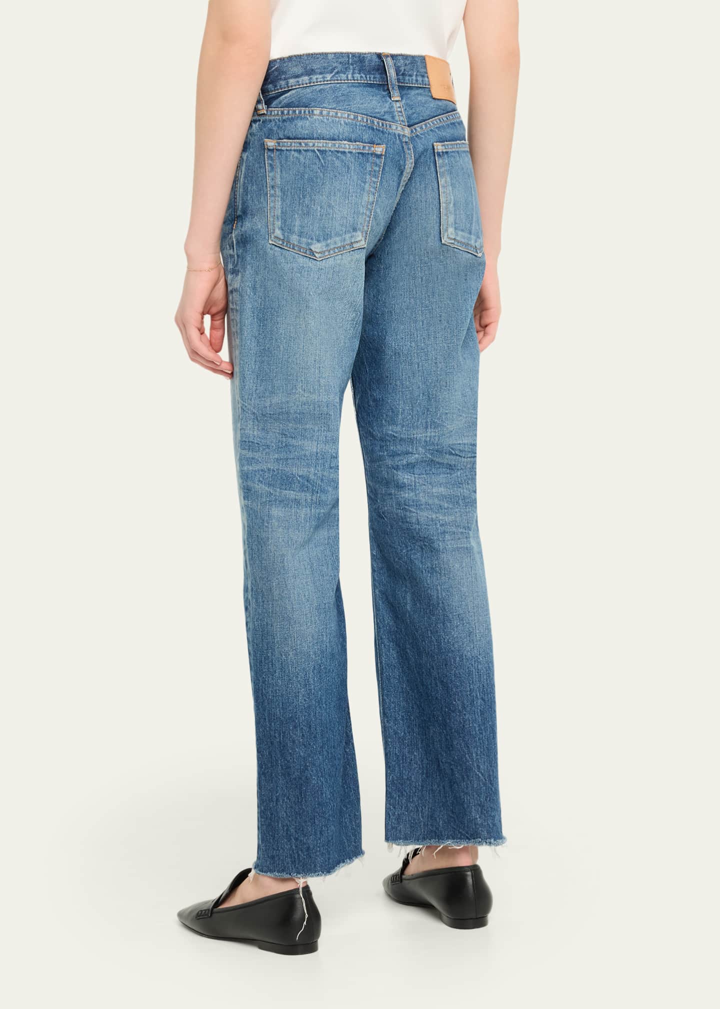 MOUSSY VINTAGE Needham Faded Straight-Leg Jeans - Bergdorf Goodman