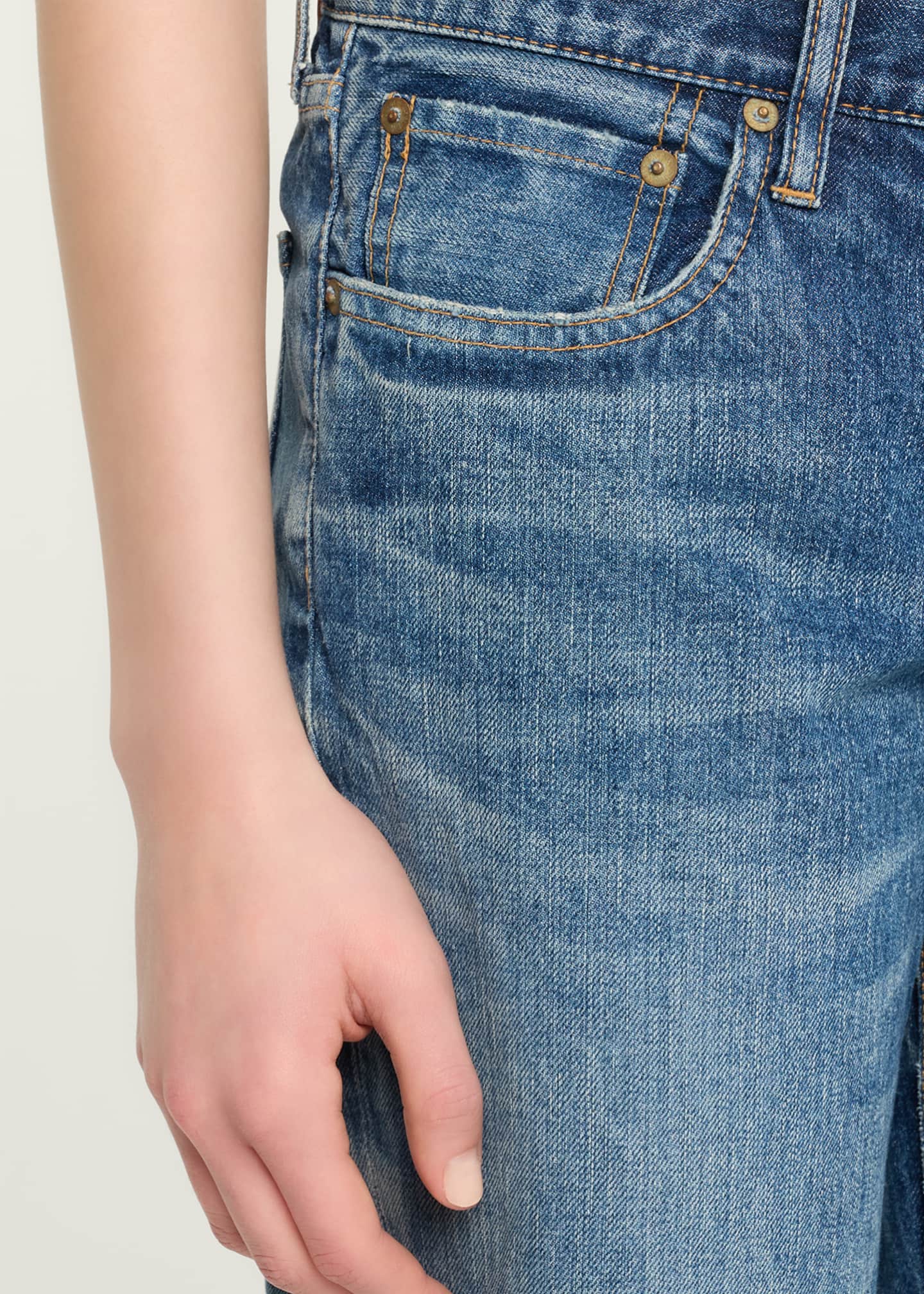 MOUSSY VINTAGE Needham Faded Straight-Leg Jeans - Bergdorf Goodman