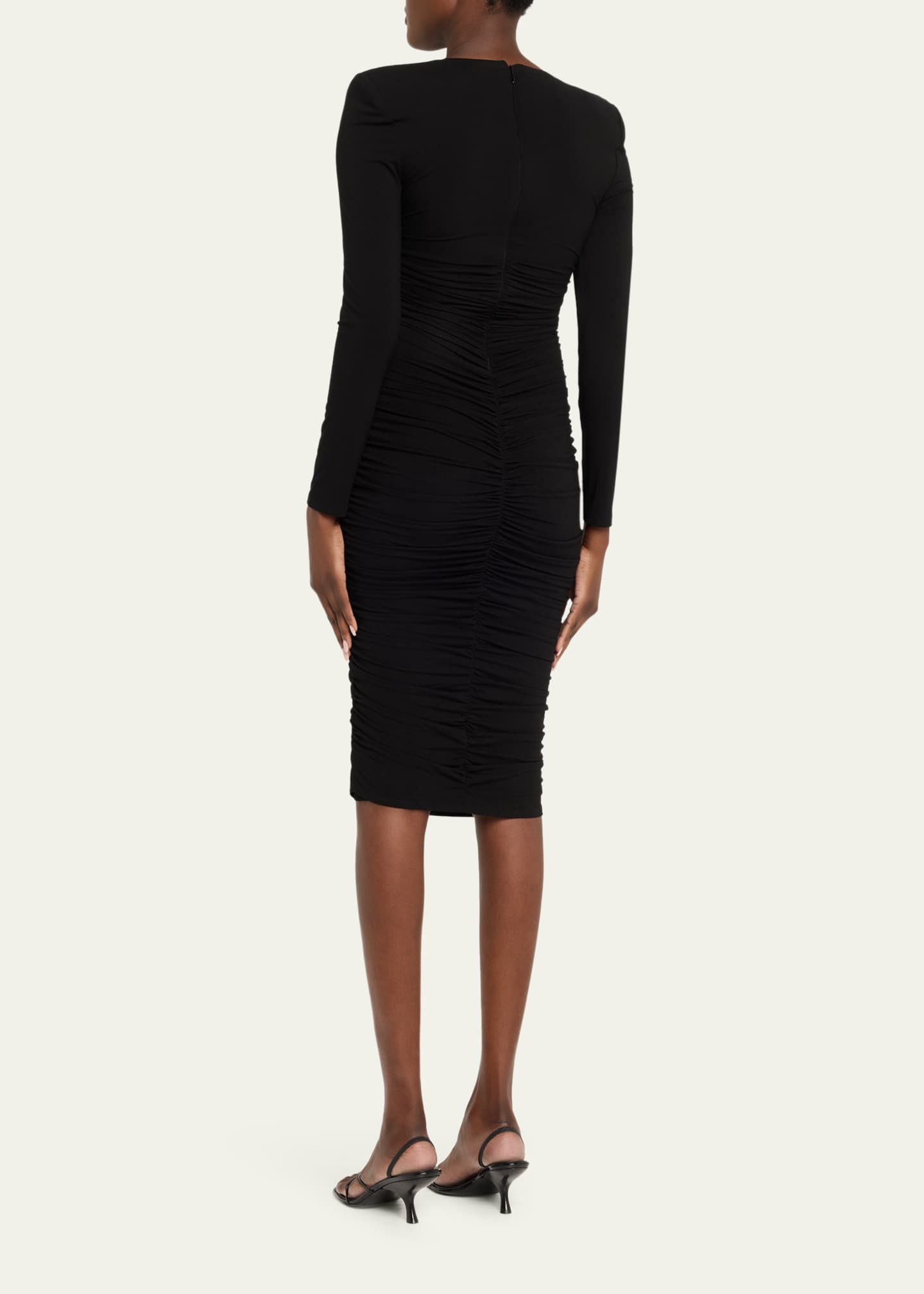 L'Agence Paityn Shirred Stretch Jersey Dress - Bergdorf Goodman