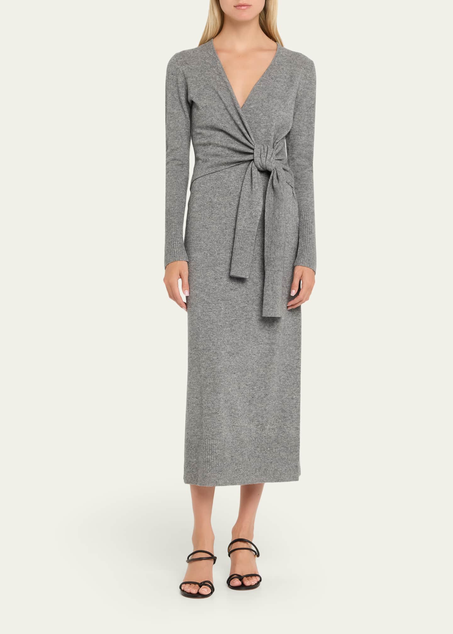 Veronica Beard Salomez Wrap Midi Dress - Bergdorf Goodman