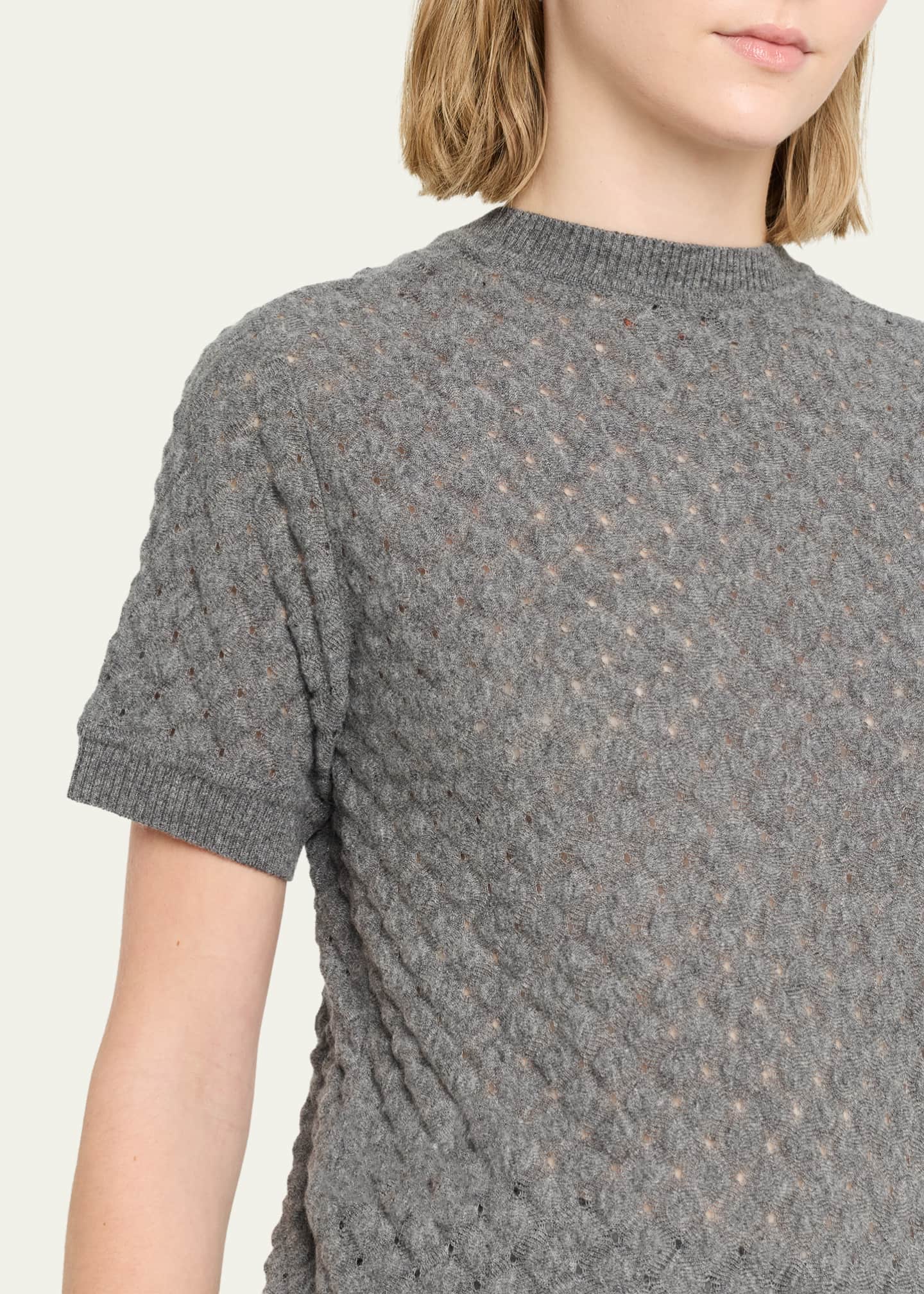 Missoni Raschel Laced Cashmere Sweater - Bergdorf Goodman