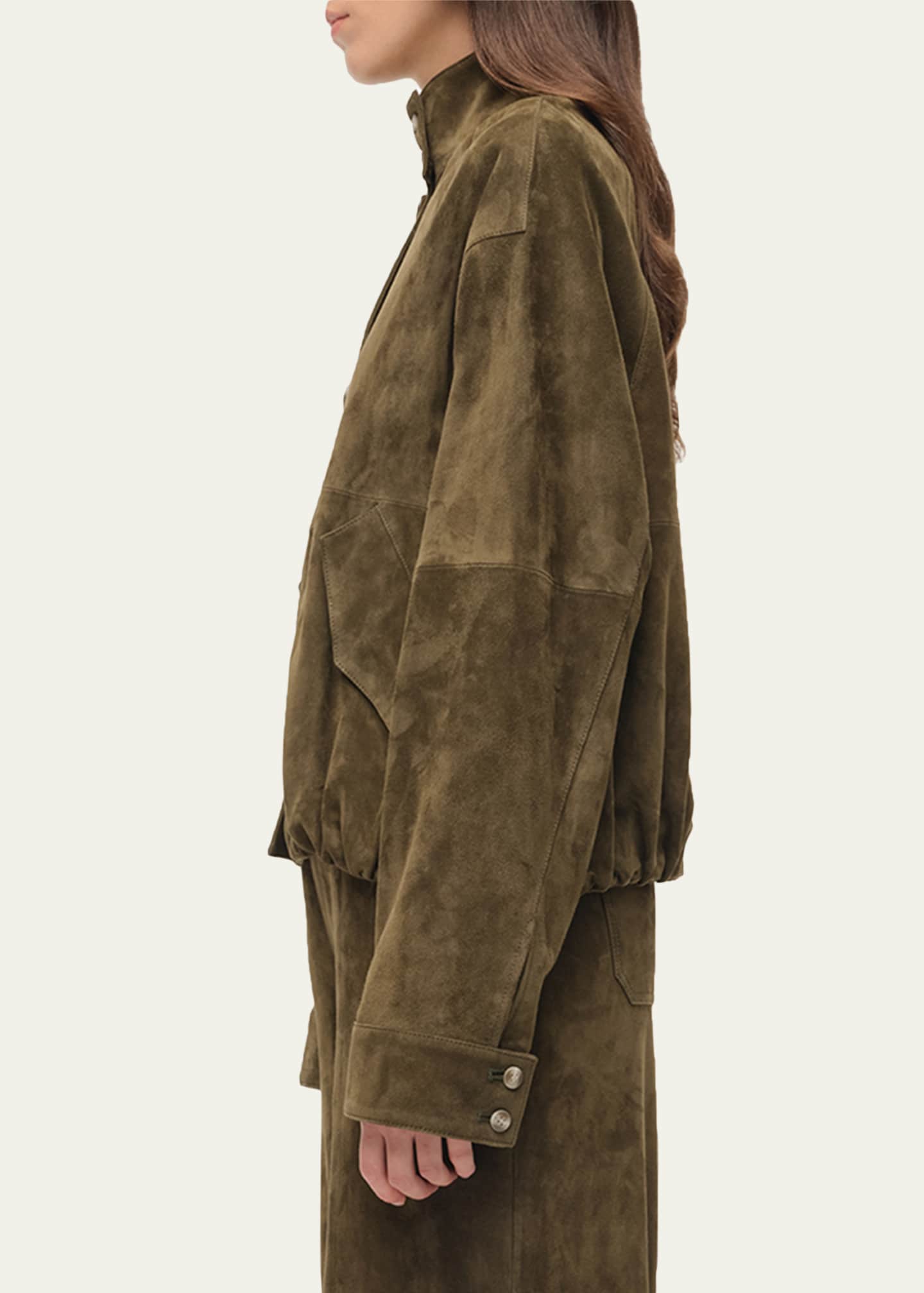 SIMKHAI Marley Suede Jacket - Bergdorf Goodman