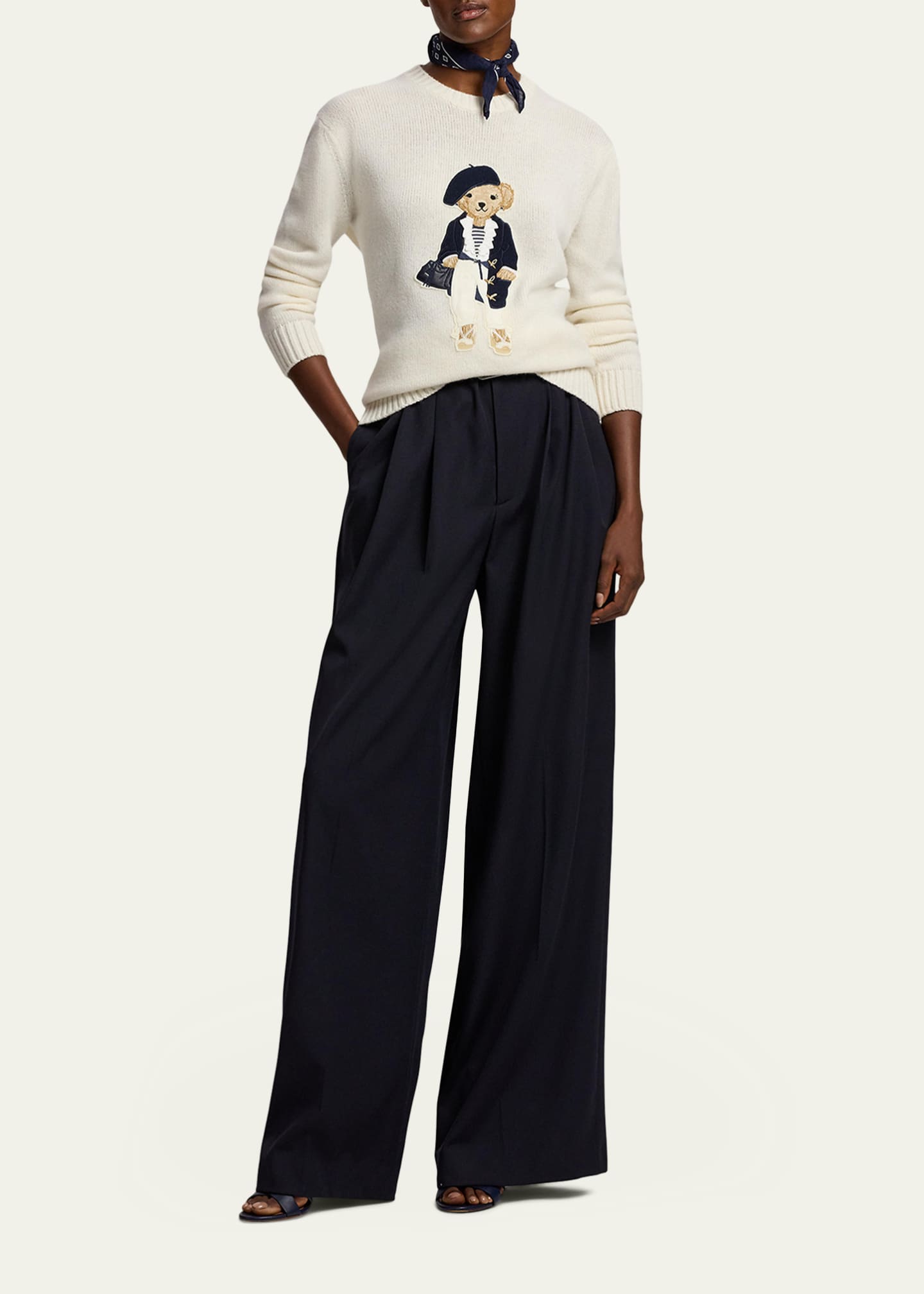 Ralph Lauren Collection Pre-Spring Polo Bear Cashmere Sweater ...