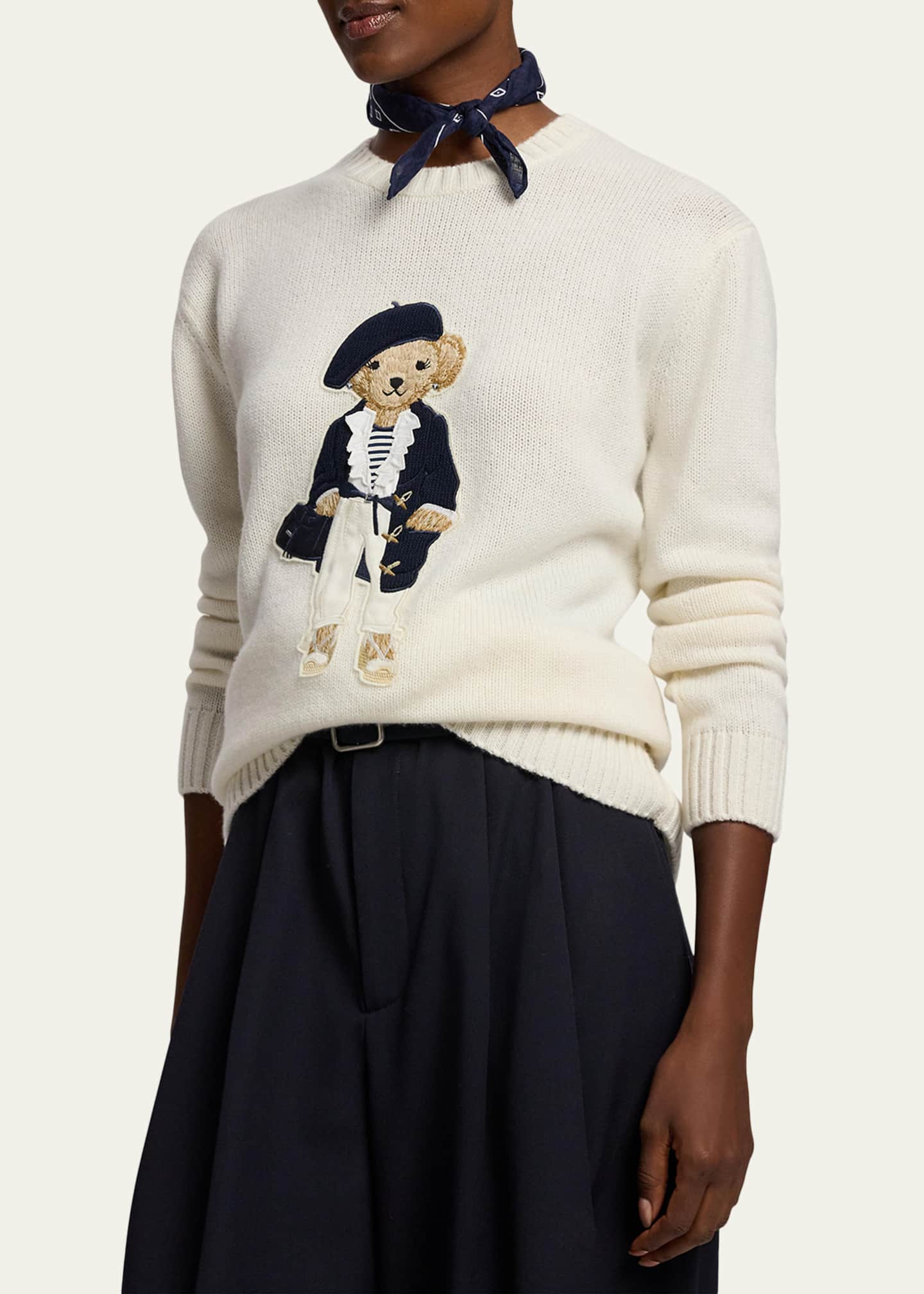 Ralph Lauren Collection Pre-Spring Polo Bear Cashmere Sweater ...