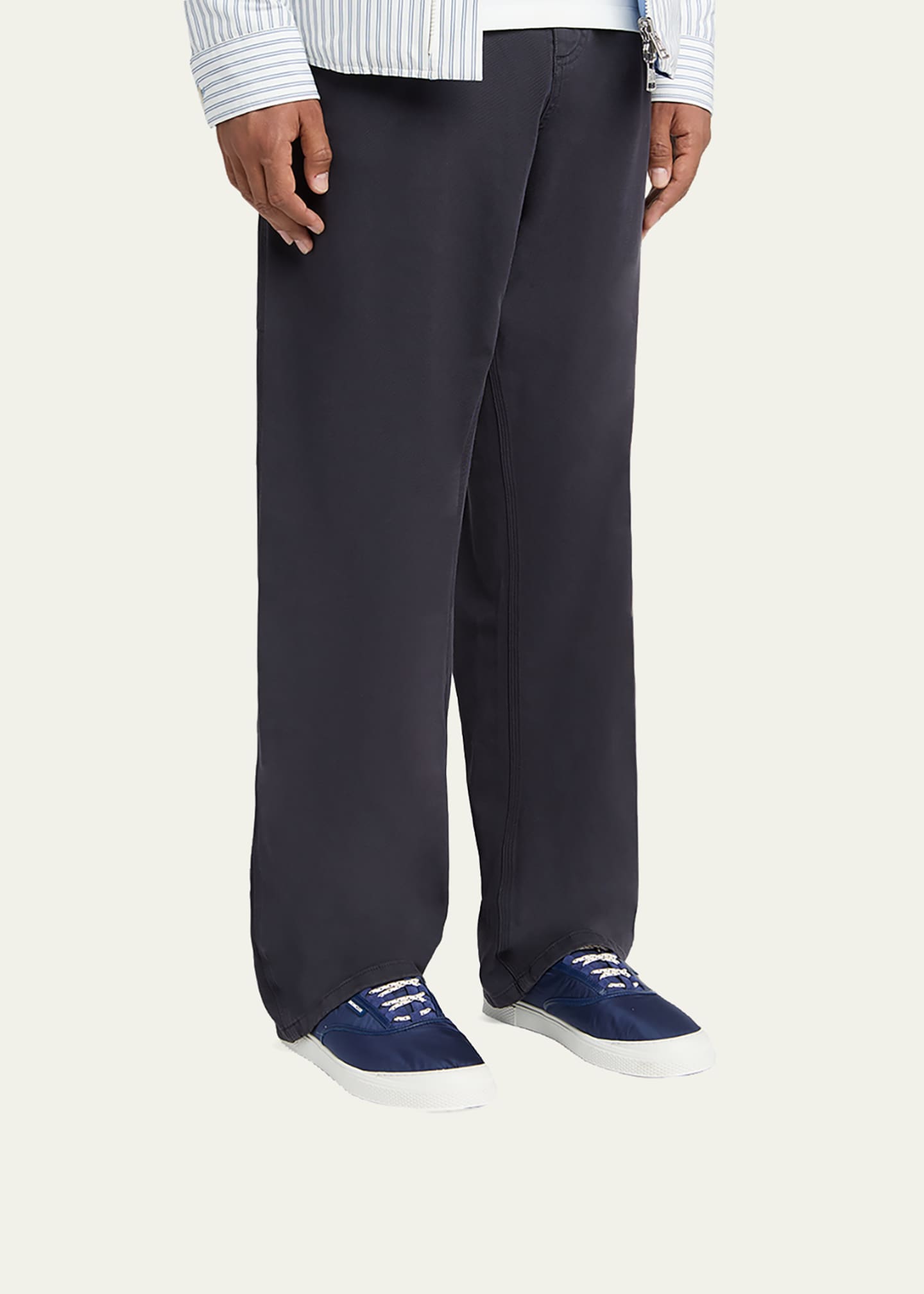 Moncler Men's Vera Nylon Low-Top Sneakers - Bergdorf Goodman