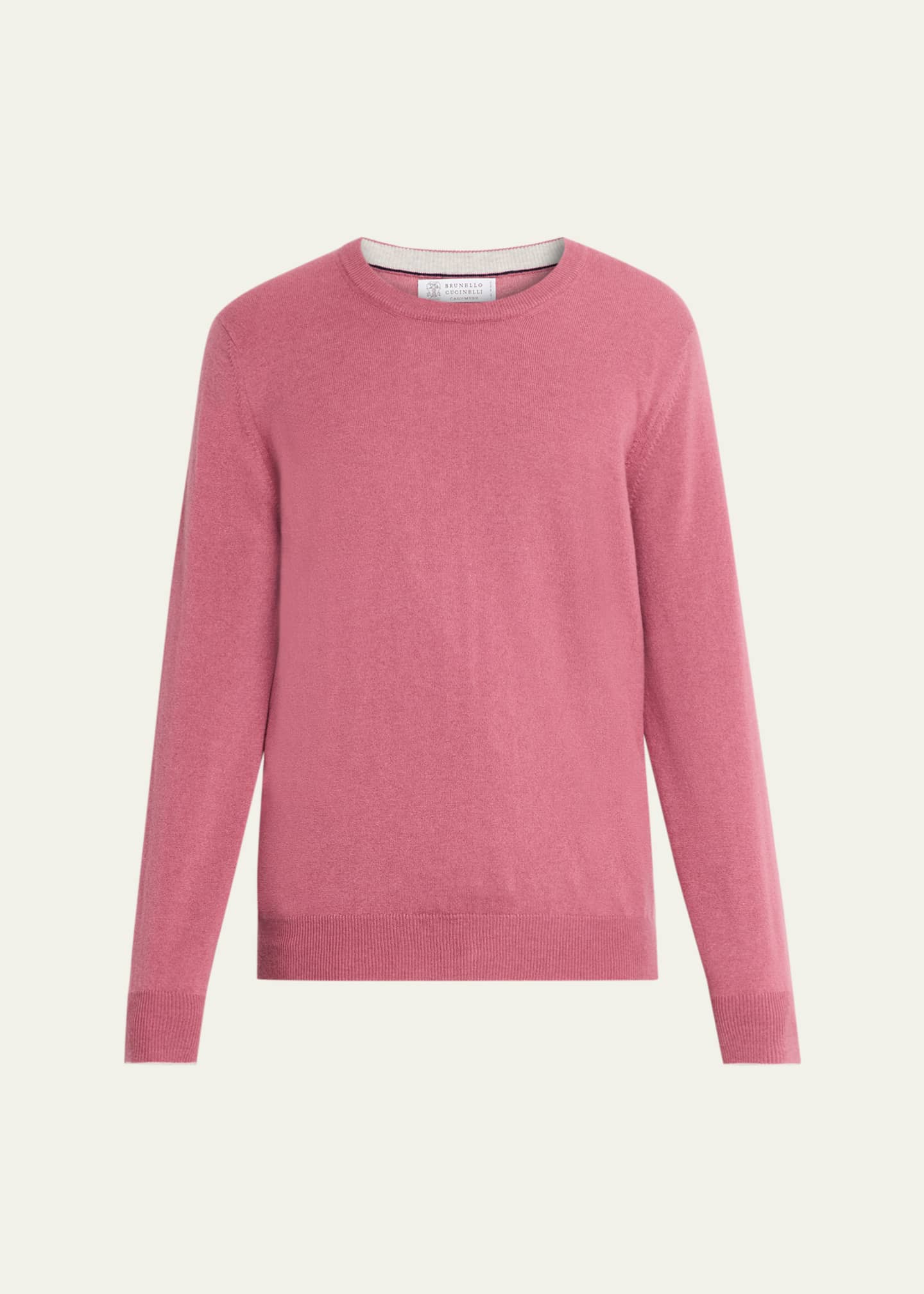 Brunello Cucinelli Men's Cashmere Knit Crewneck Sweater - Bergdorf Goodman