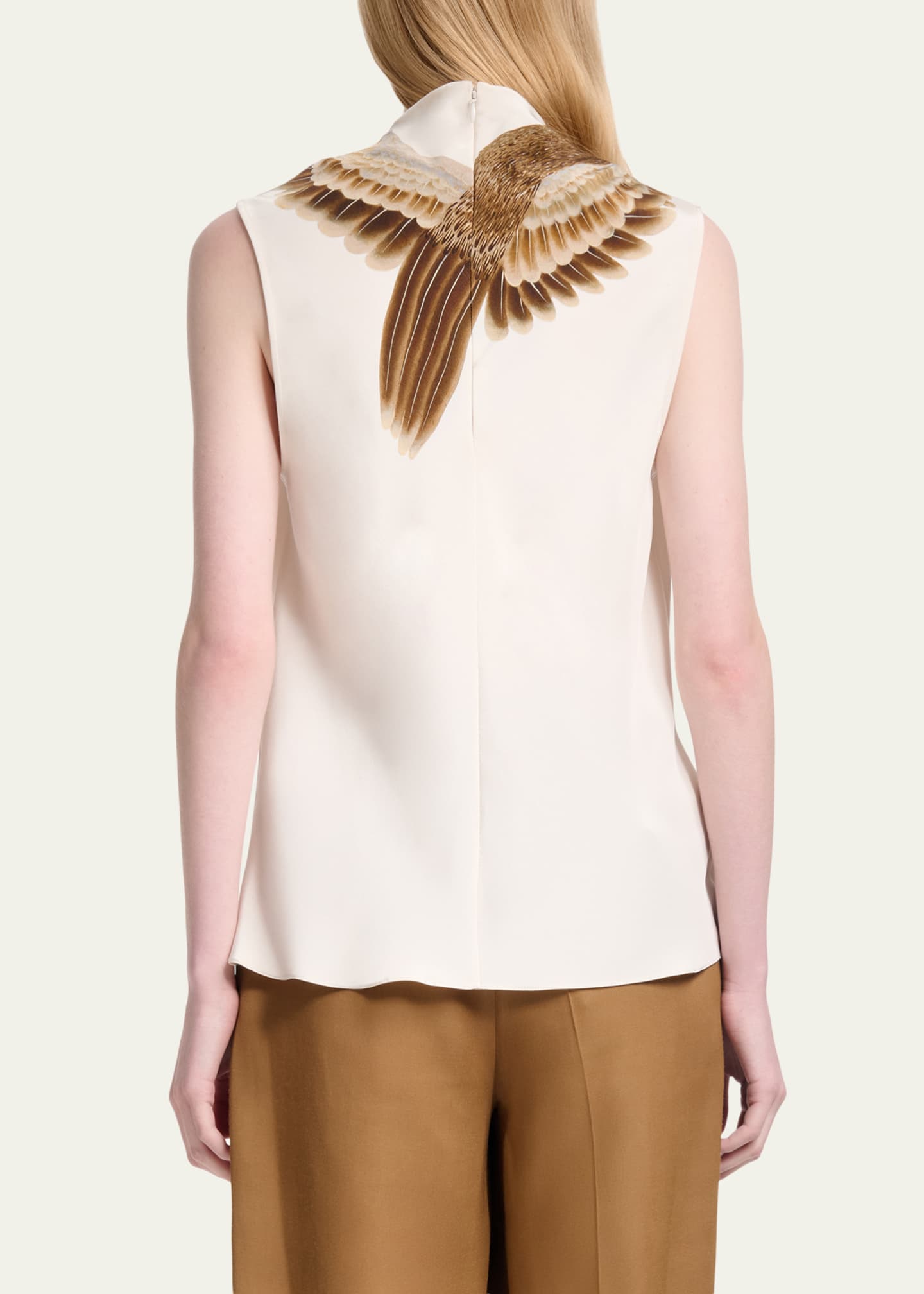 Altuzarra Arlie Draped Mock-Neck Top - Bergdorf Goodman