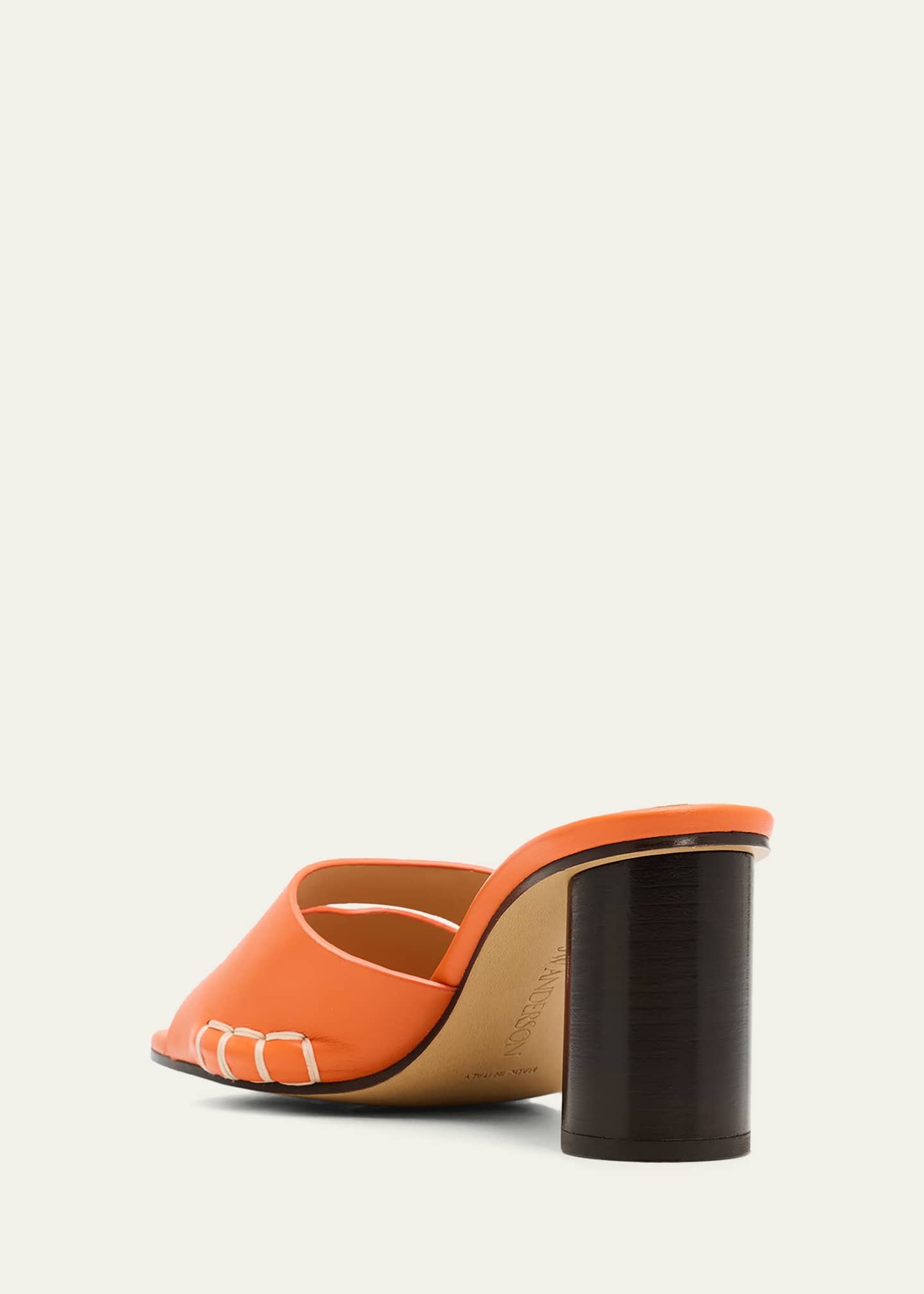 JW Anderson Leather Loafer-Inspired Mule Sandals - Bergdorf Goodman