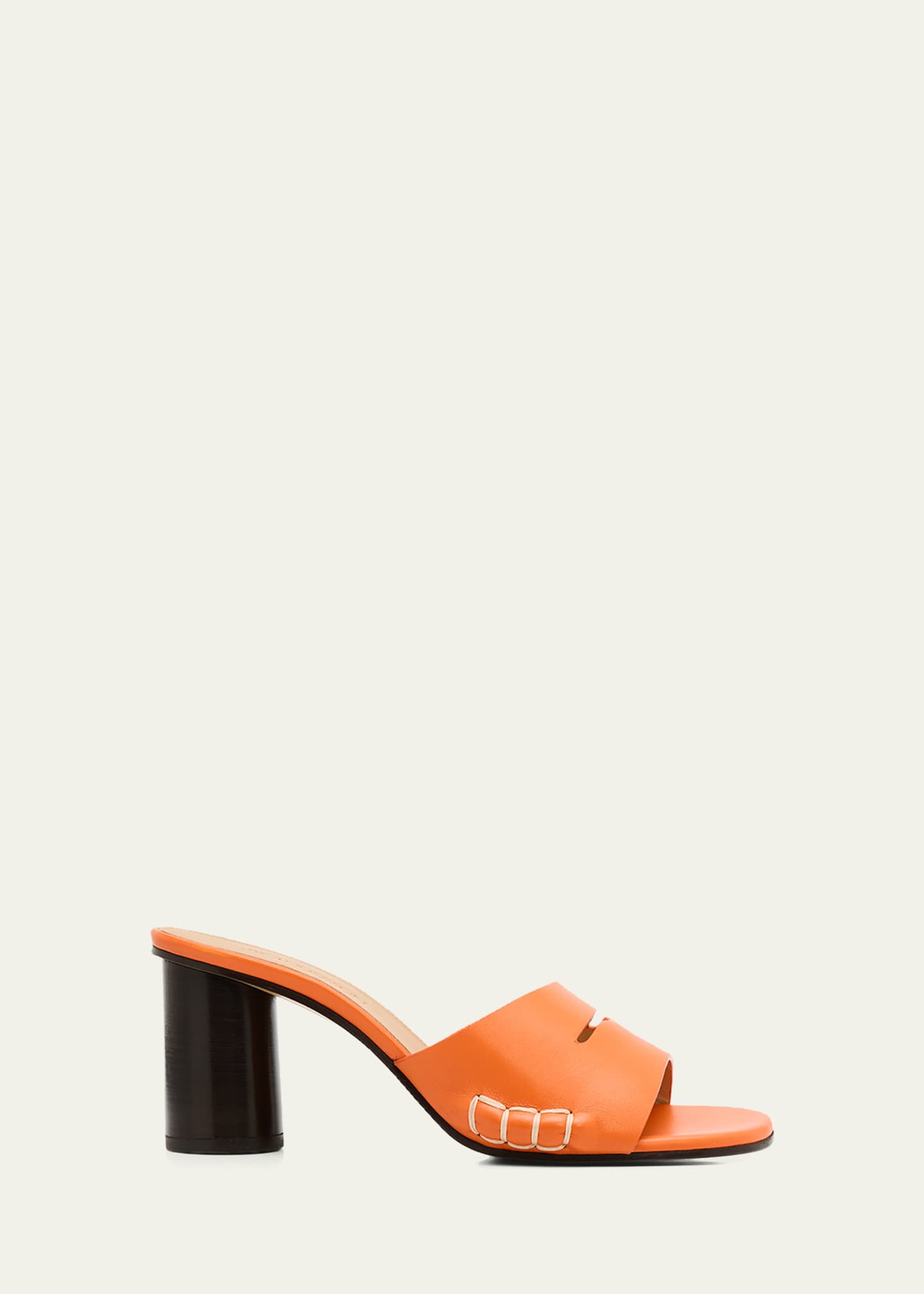JW Anderson Leather Loafer-Inspired Mule Sandals - Bergdorf Goodman