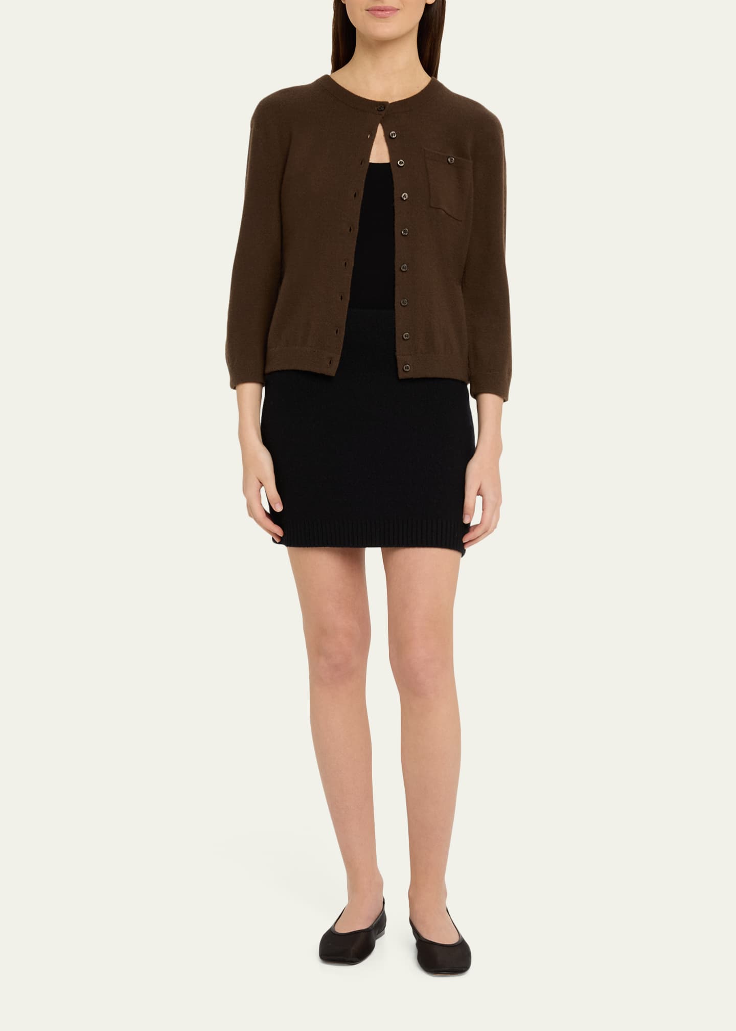 Vince Double-Face Mini Skirt - Bergdorf Goodman