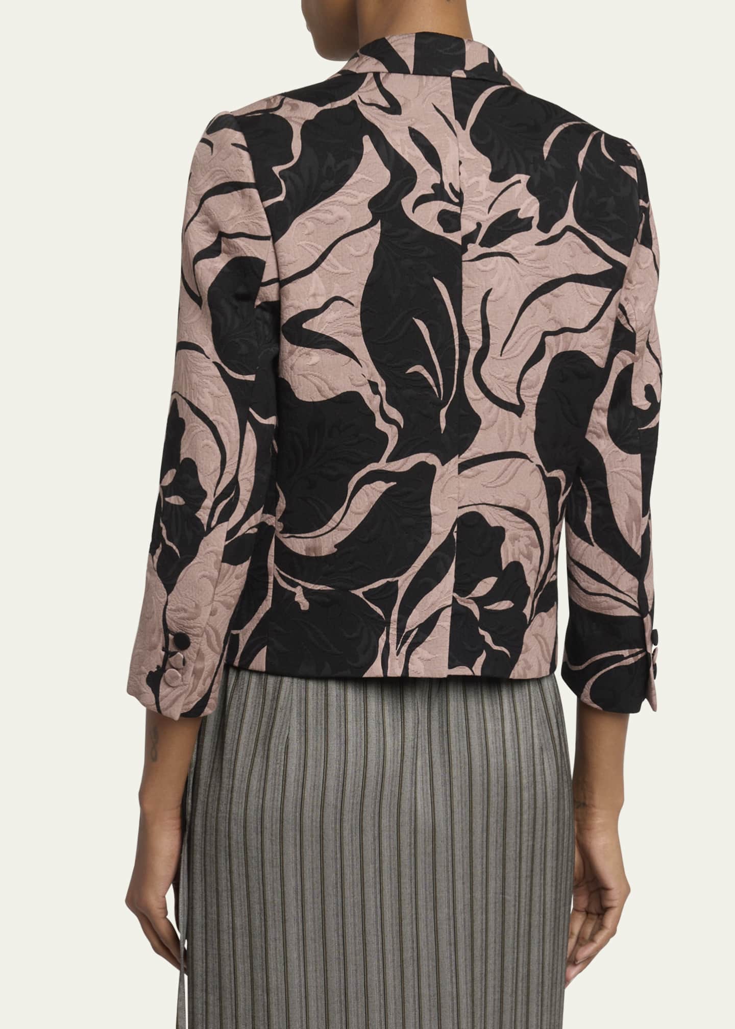 Dries Van Noten Bamis Floral Jacquard Single-Breasted Jacket - Bergdorf ...