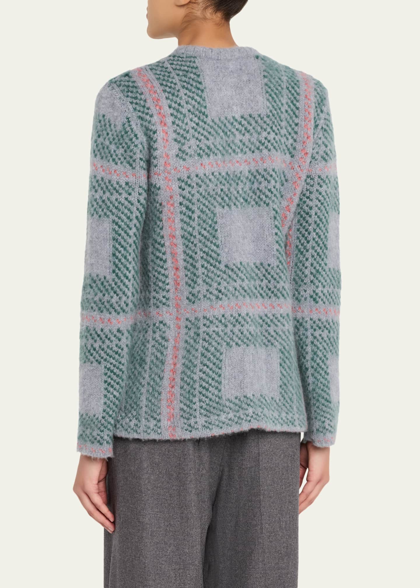 Kule The Egon Tartan Cardigan - Bergdorf Goodman