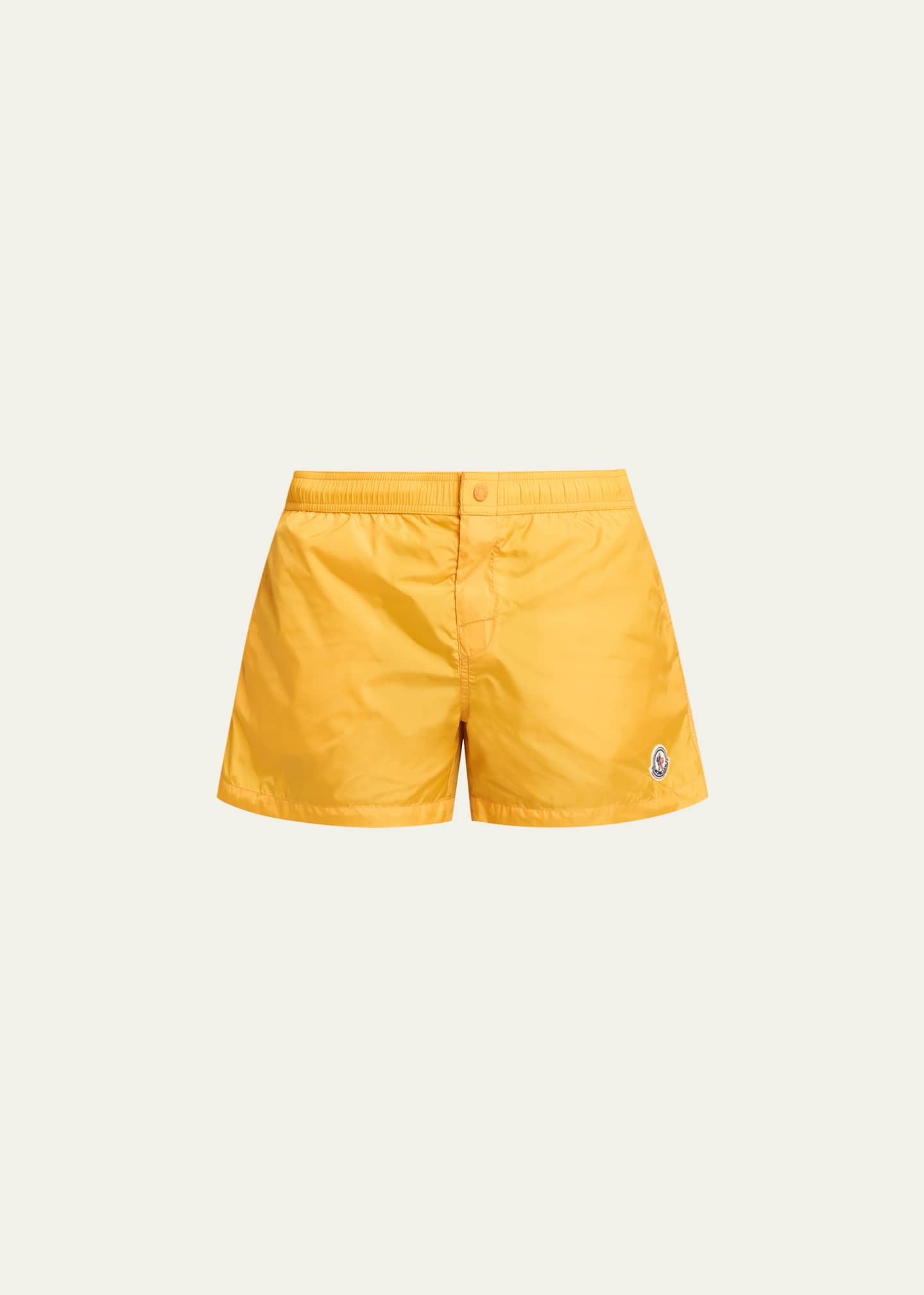 Moncler Men's Nylon Logo Swim Trunks - Bergdorf Goodman