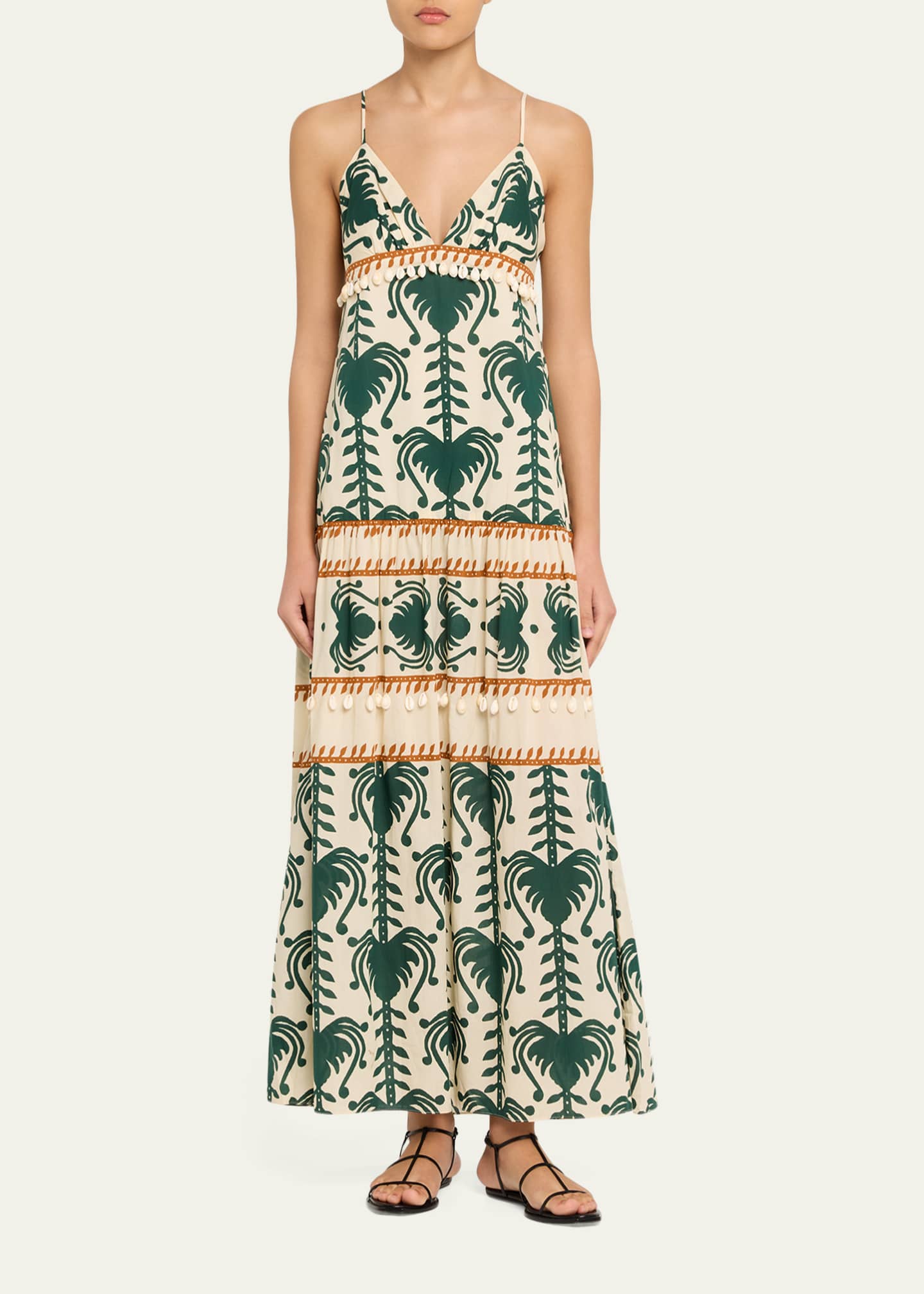 Johanna Ortiz Keeper Embellished Empire Maxi Dress - Bergdorf Goodman