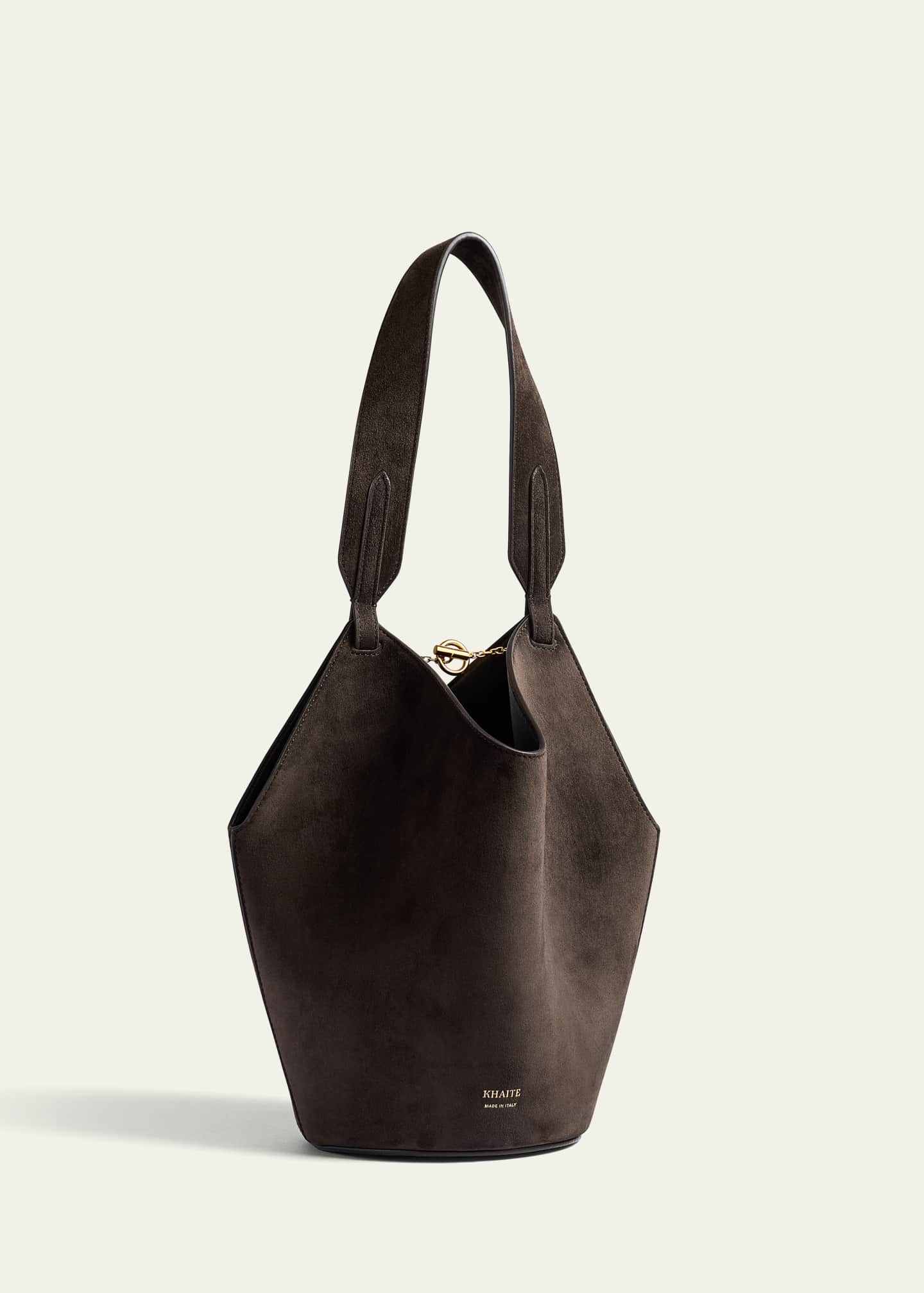 Khaite Lotus Mini Suede Tote Bag - Bergdorf Goodman