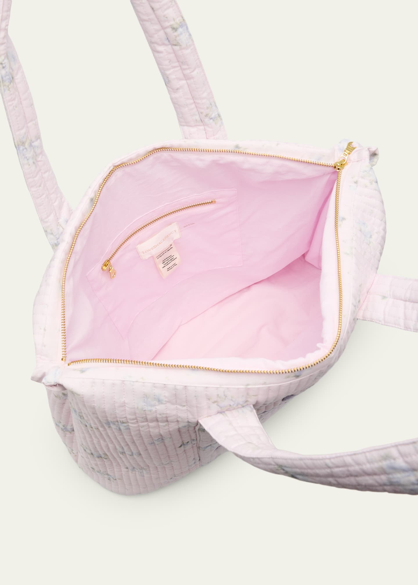 LoveShackFancy Aja Quilted Weekender Tote Bag - Bergdorf Goodman