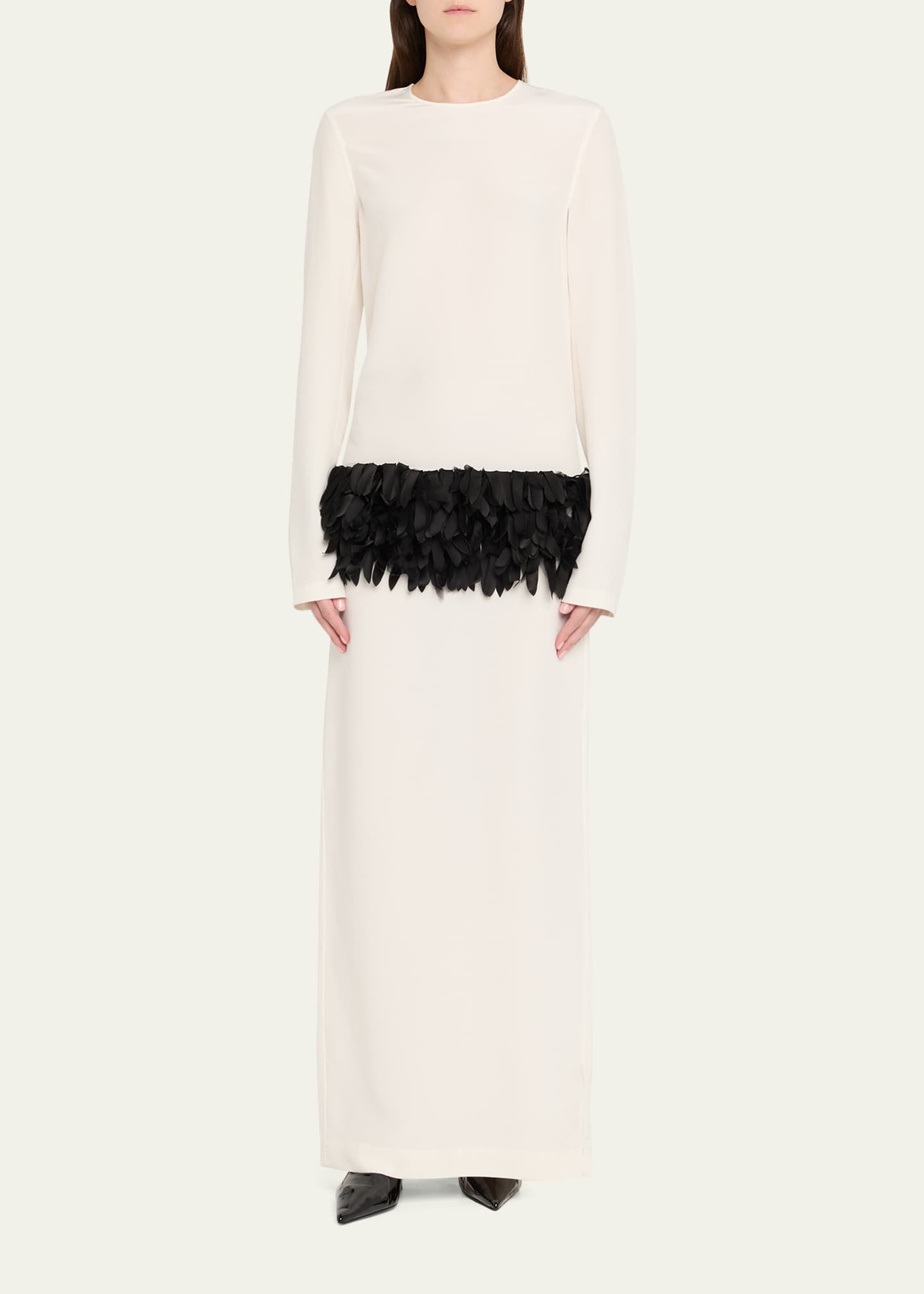 Toteme Petal-Panel Column Dress - Bergdorf Goodman