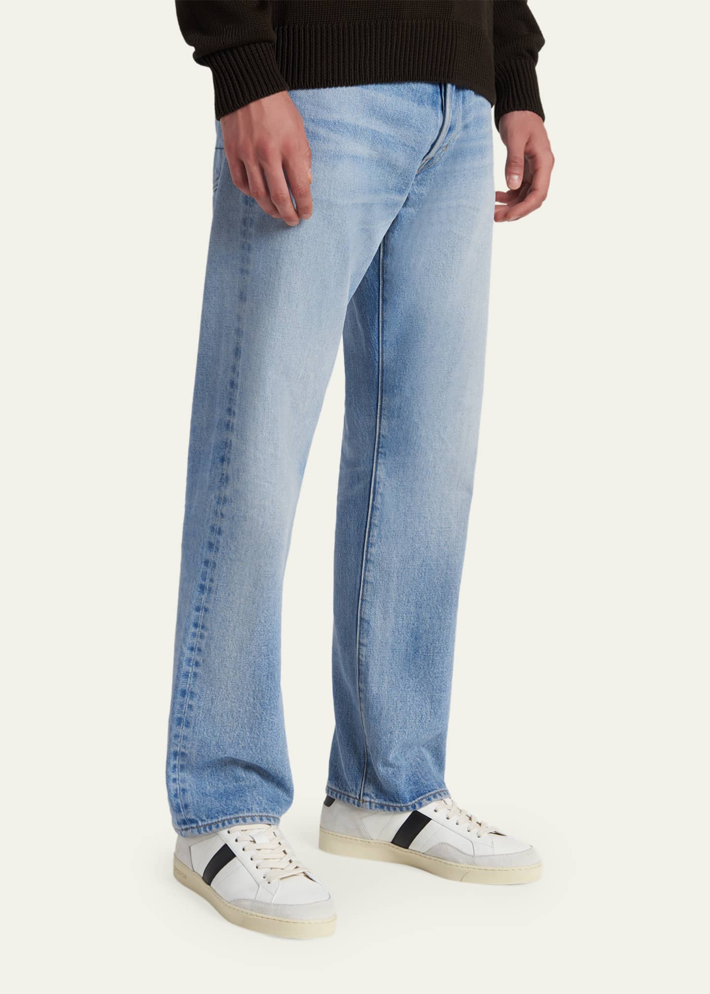 TOM FORD Men's Blake Leather Low-Top Sneakers - Bergdorf Goodman