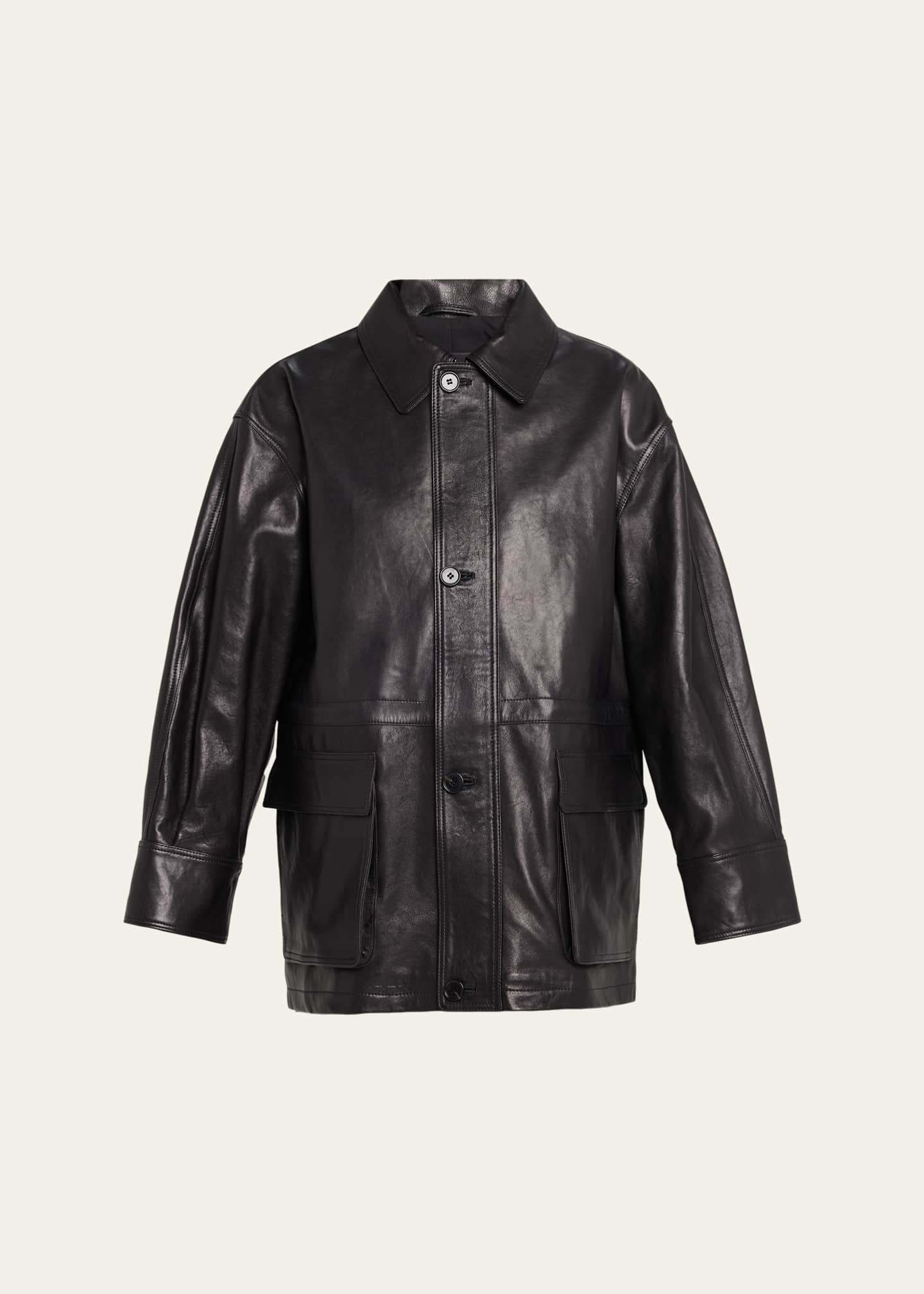 Arma Maeve Lambskin Leather Jacket - Bergdorf Goodman