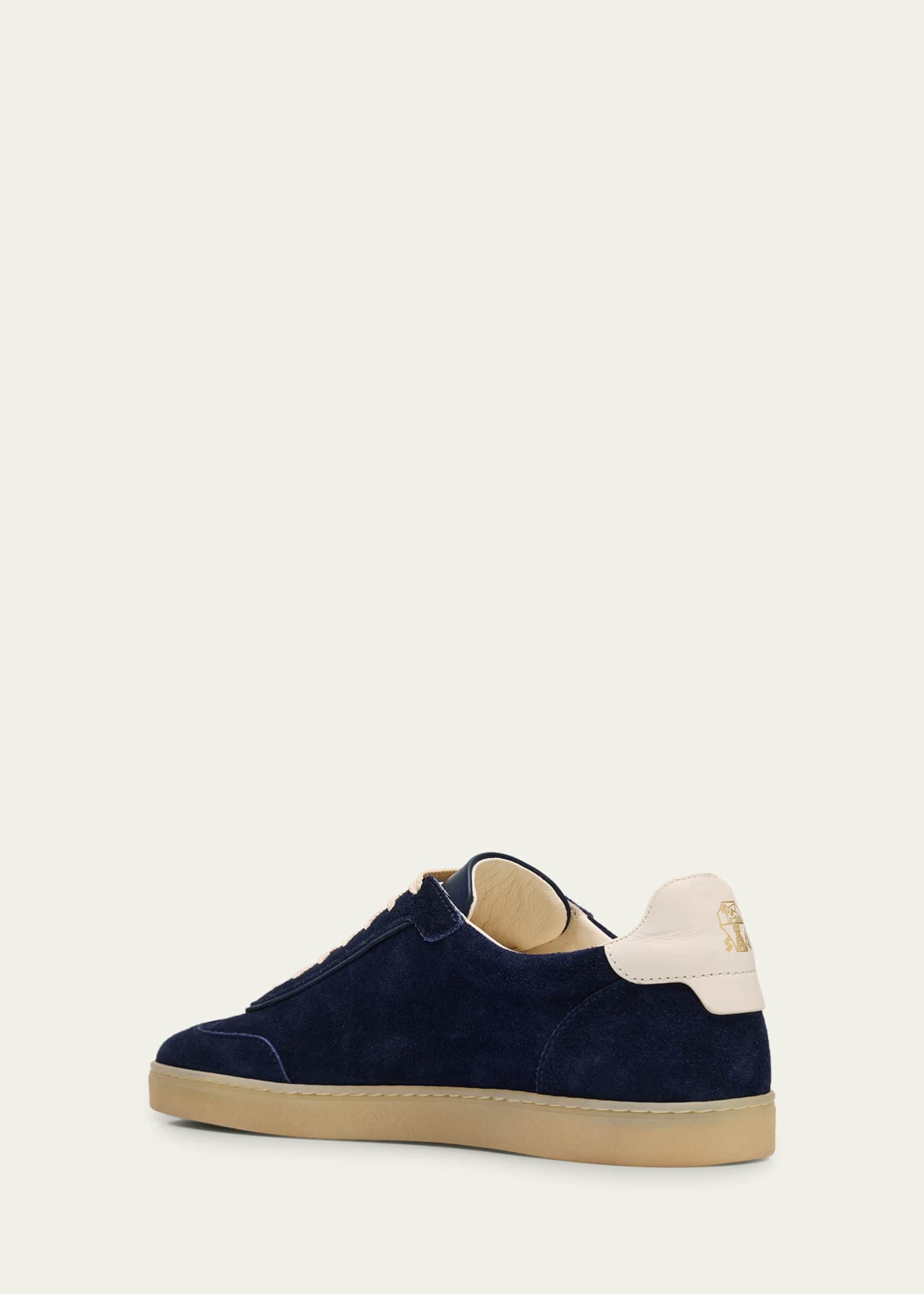 Brunello Cucinelli Men's Suede T-Toe Low-Top Sneakers - Bergdorf Goodman