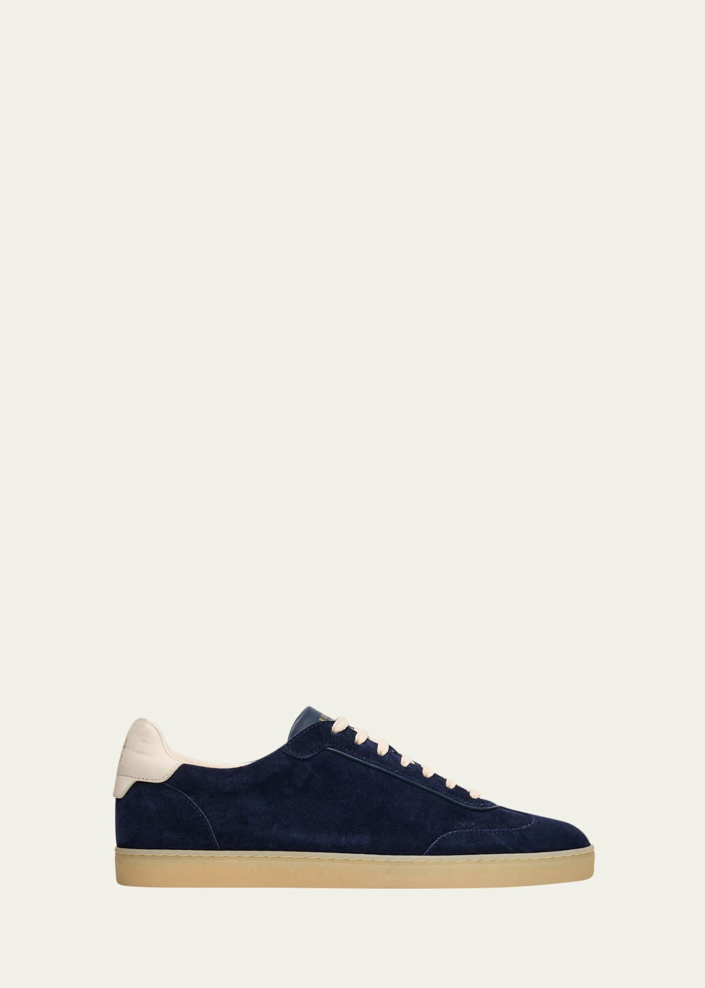 Brunello Cucinelli Men's Suede T-Toe Low-Top Sneakers - Bergdorf Goodman