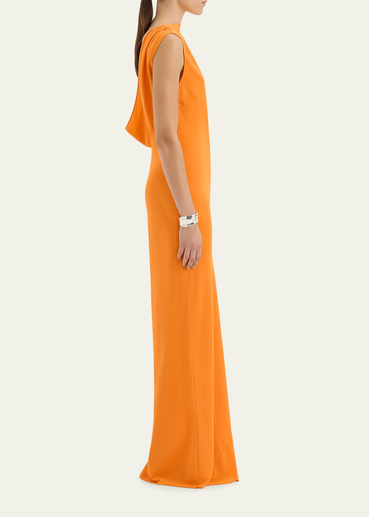 SIR Isla Cowl-Back Silk Gown - Bergdorf Goodman