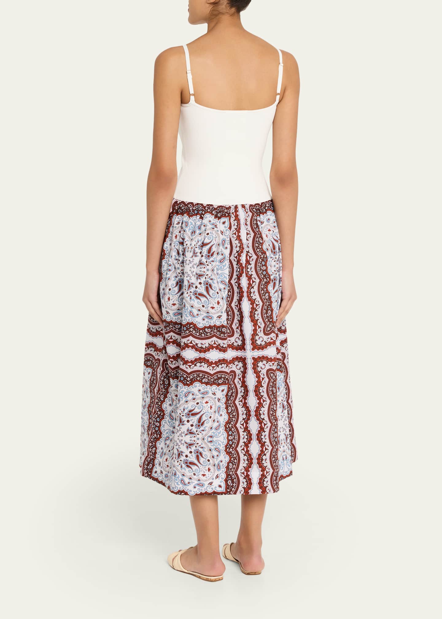 Cara Cara Tammy Paisley Tank Dress - Bergdorf Goodman