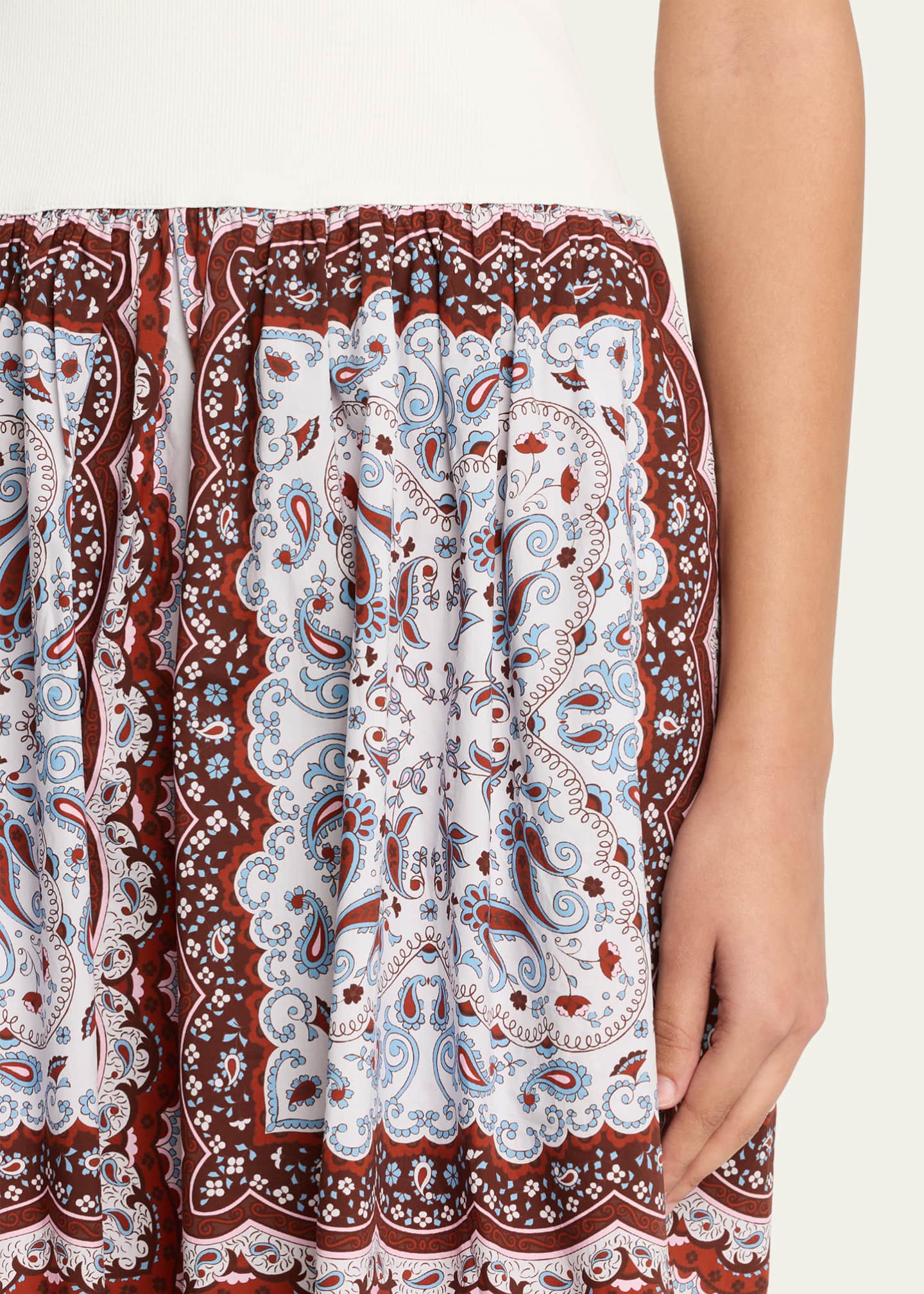 Cara Cara Tammy Paisley Tank Dress - Bergdorf Goodman