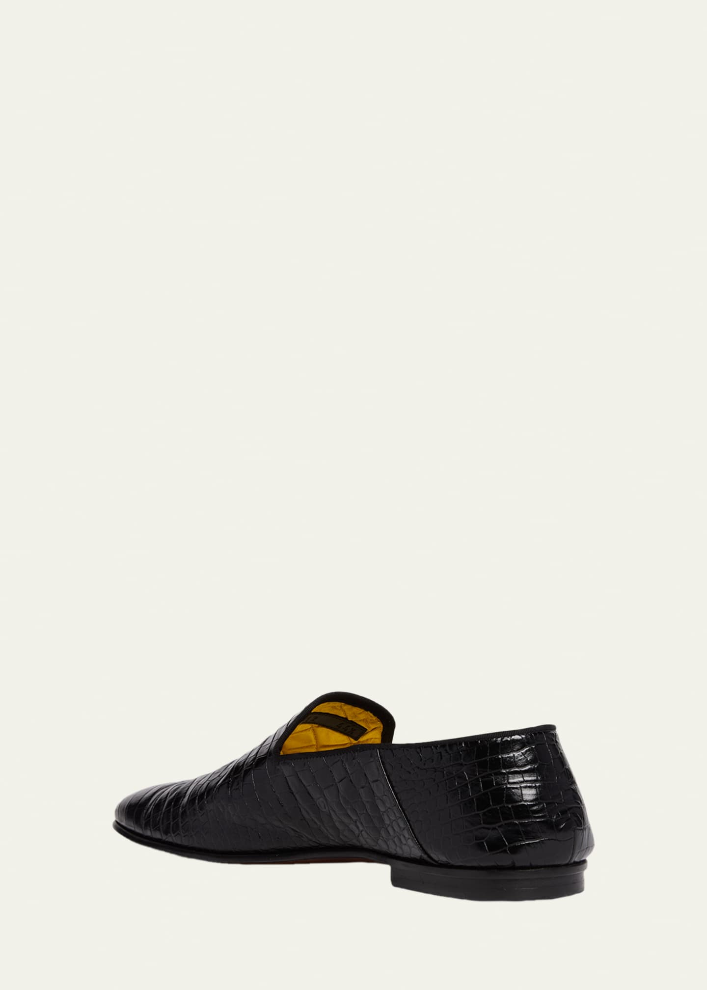 TOM FORD Men's Steven Croc-Effect Leather Slipper Loafers - Bergdorf ...
