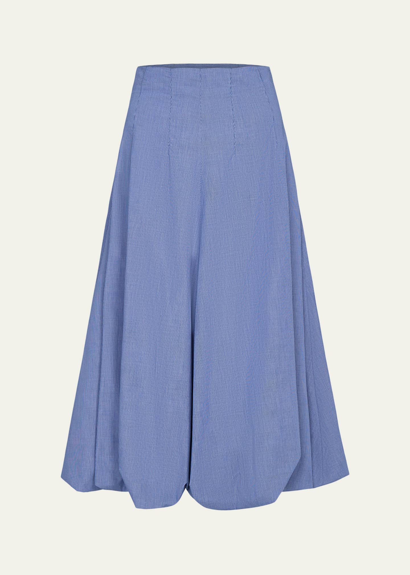 TWP Full Intentions Micro Check Midi Skirt - Bergdorf Goodman