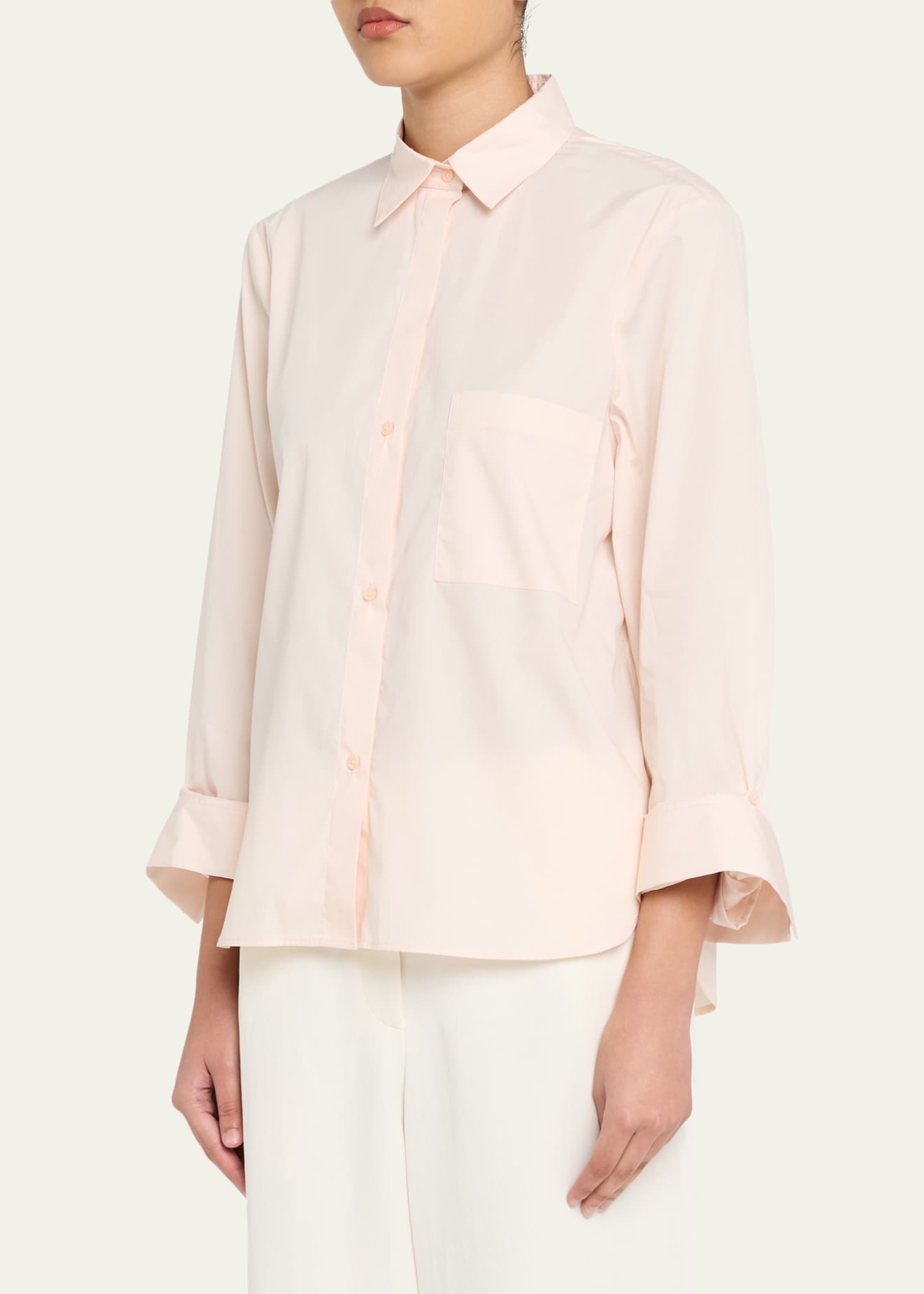 TWP Next Morning Button-Front Shirt - Bergdorf Goodman