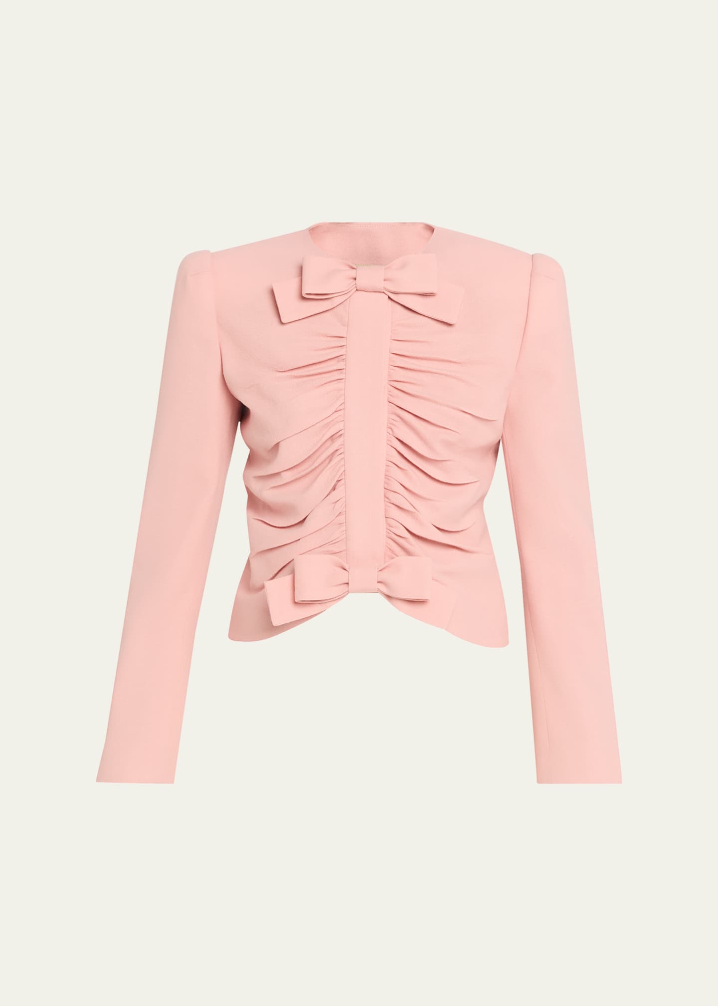 Valentino Garavani Metallic Floral Jacquard Cowl-Neck Top - Bergdorf ...